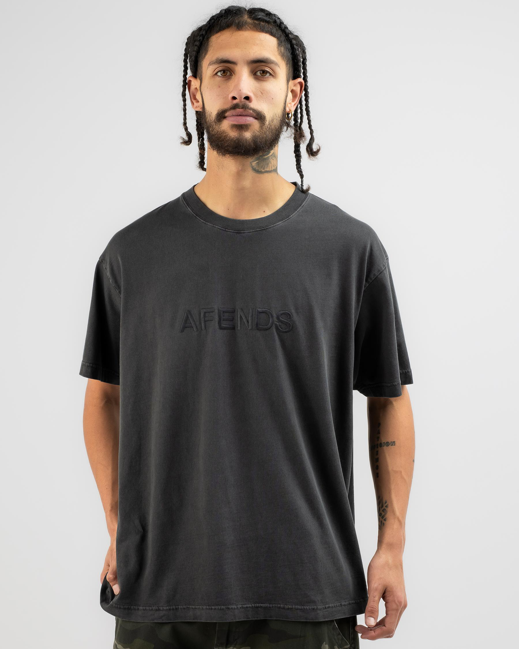 Shop Afends Disguise T-Shirt In Black - Fast Shipping & Easy Returns ...