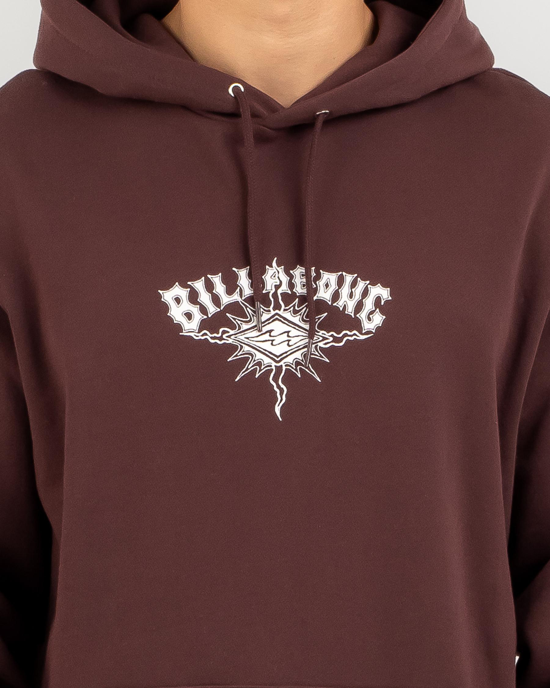 Shop Billabong Tribal Arch Pop Hoodie In Port - Fast Shipping & Easy ...