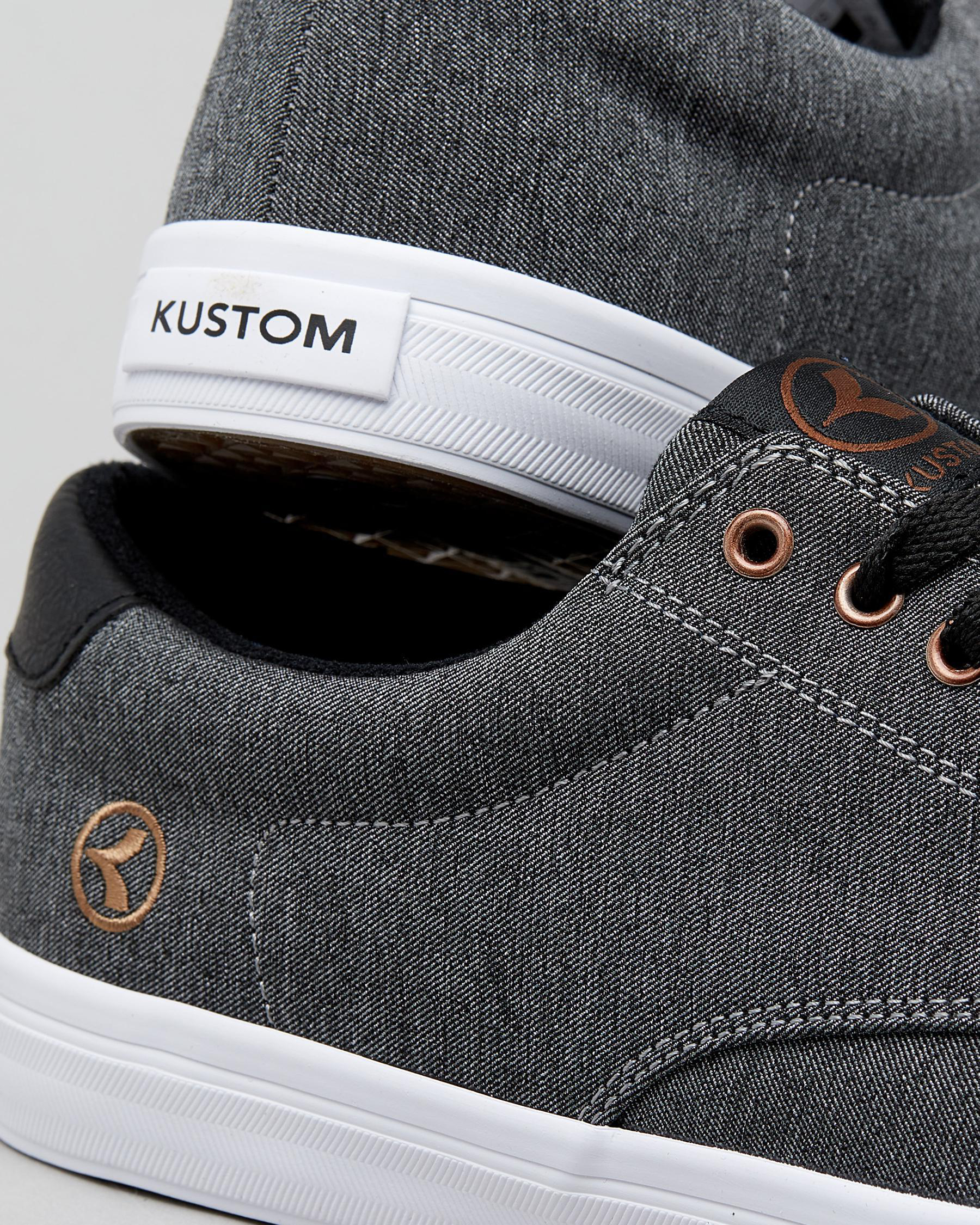 Shop Kustom Profile Shoes In Grey Chambray - Fast Shipping & Easy ...