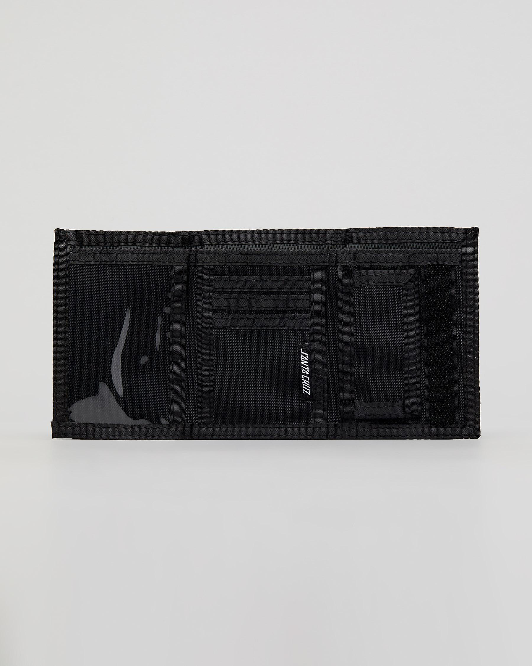 Shop Santa Cruz Classic Dot Wallet In Black - Fast Shipping & Easy ...