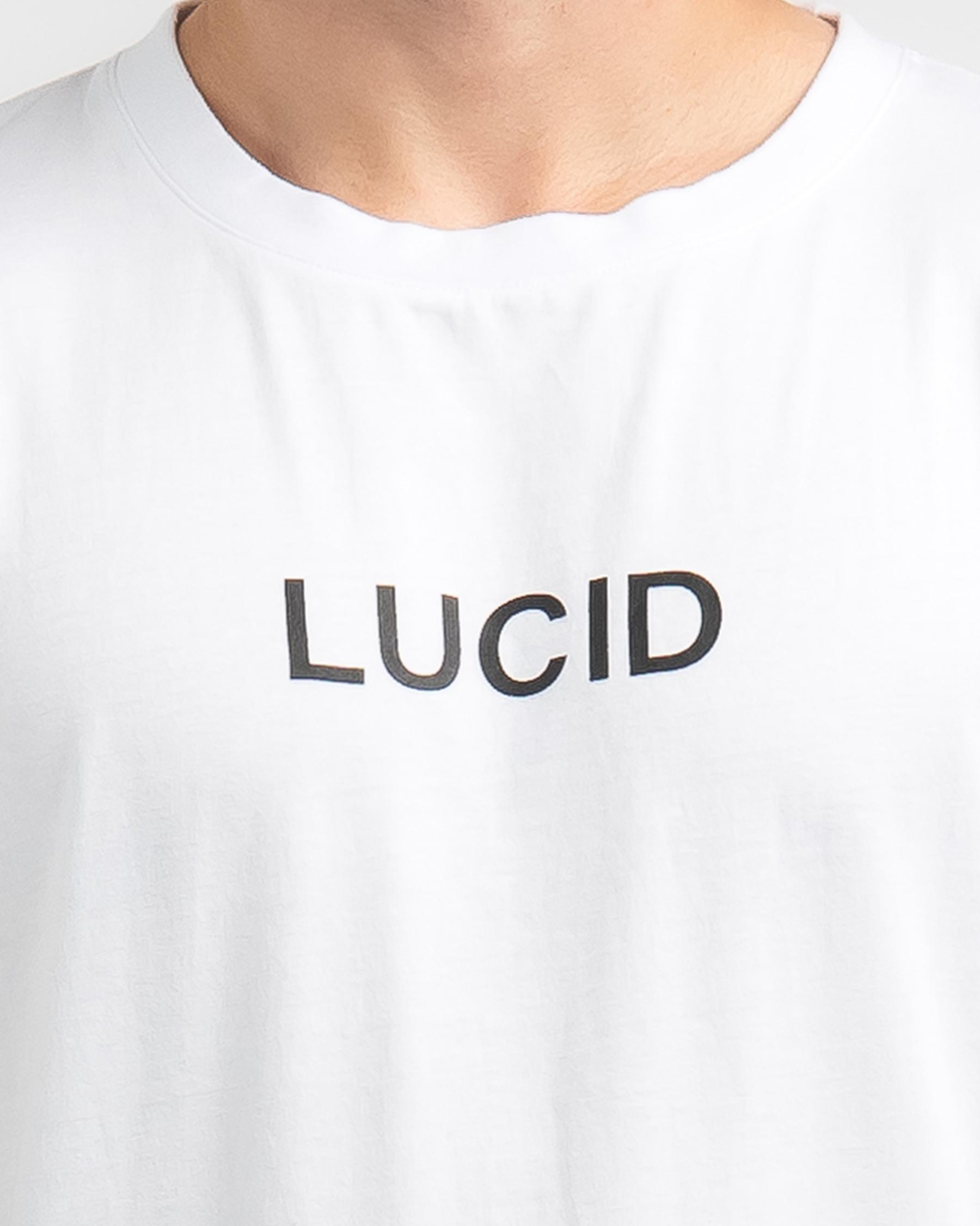 Shop Lucid Vertical T-Shirt In White - Fast Shipping & Easy Returns ...
