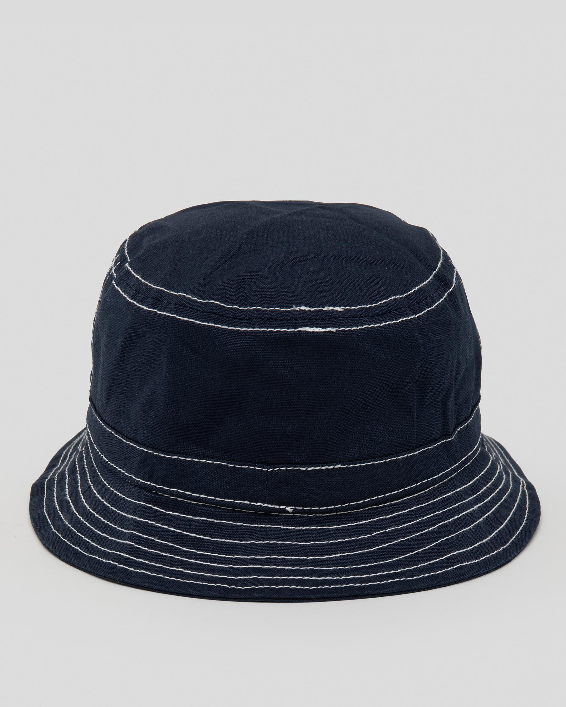Shop Billabong Wave Washed Bucket Hat In Navy - Fast Shipping & Easy ...