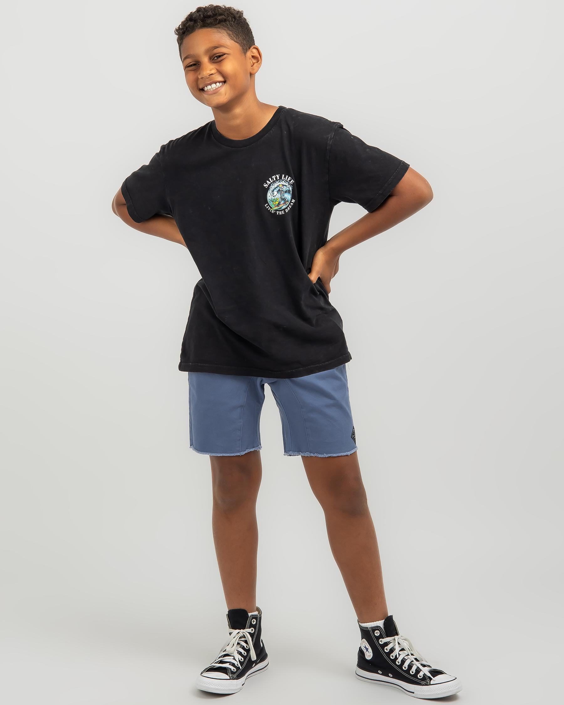 Shop Skylark Boys' Erase Drop Crotch Shorts In Lt Blue - Fast Shipping ...