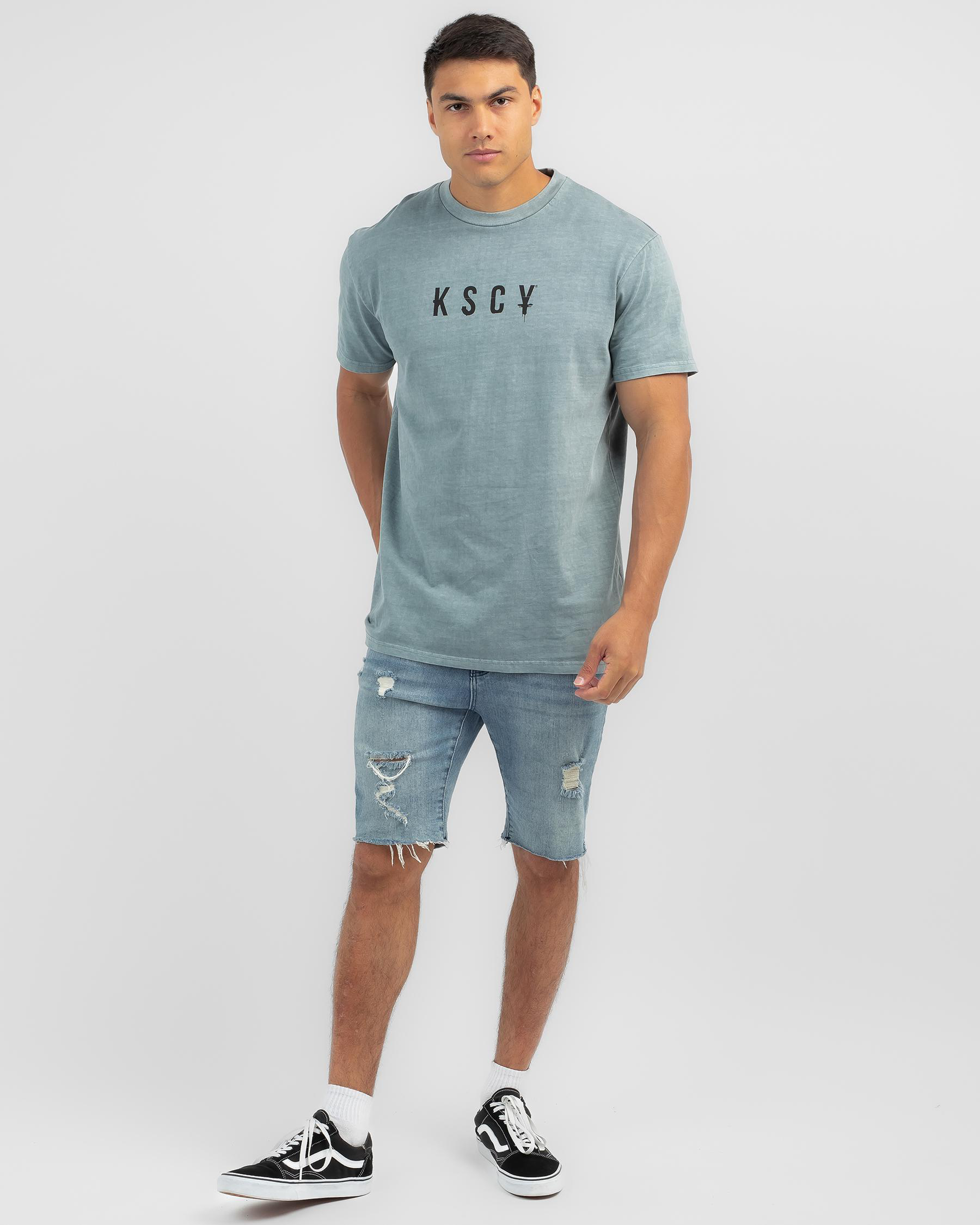Shop Kiss Chacey Echoes Relaxed Fit T-Shirt In Pigment Lead - Fast ...