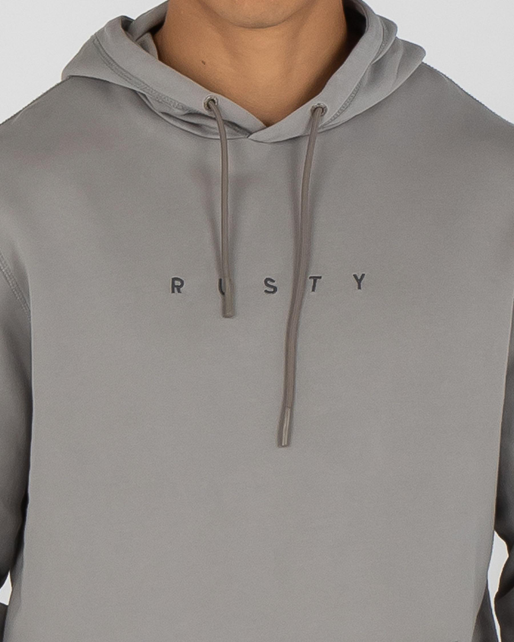 Shop Rusty Special Cut Hoodie In Frost Grey - Fast Shipping & Easy ...