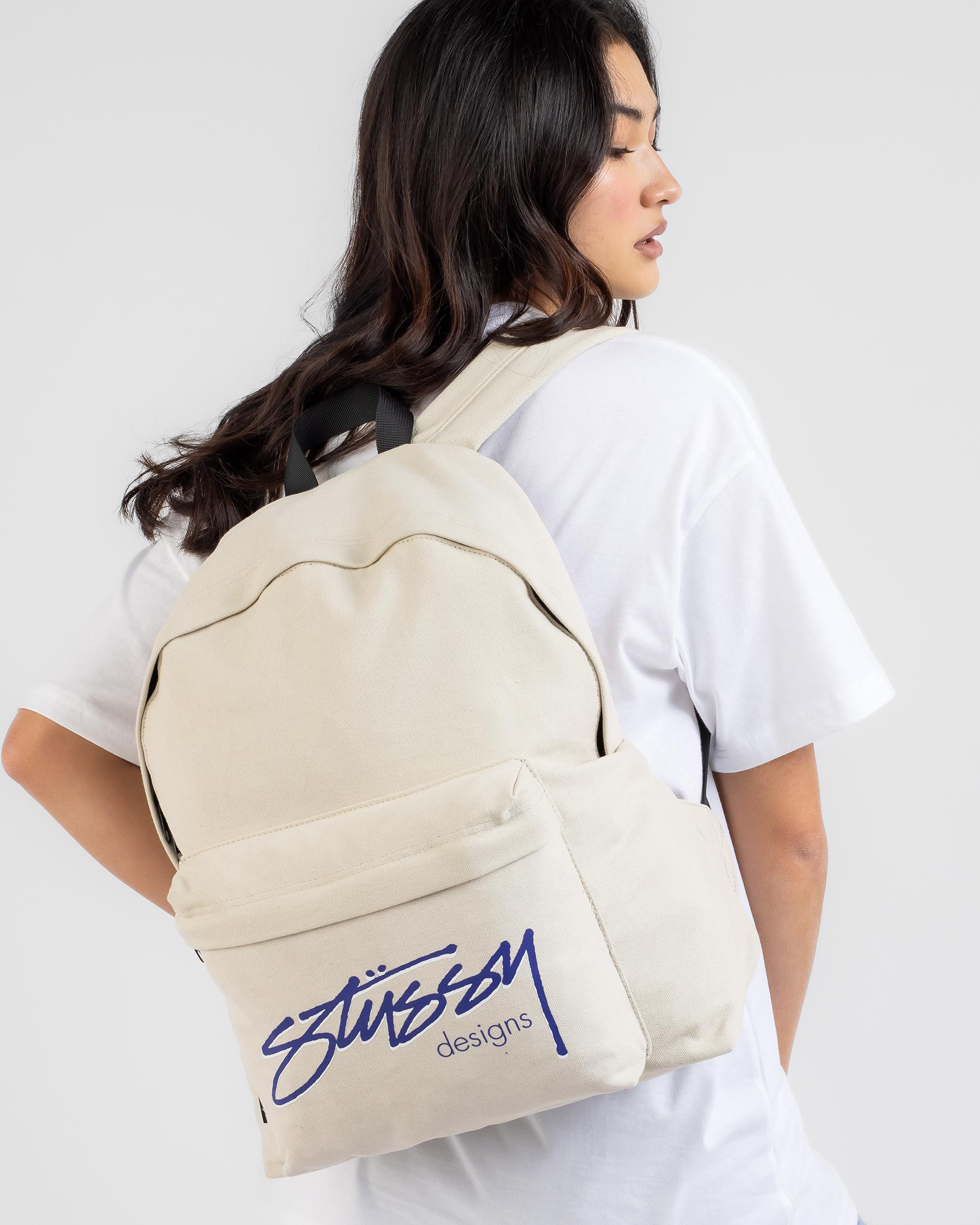 Shop Stussy Designs Backpack In White Sand - Fast Shipping & Easy ...