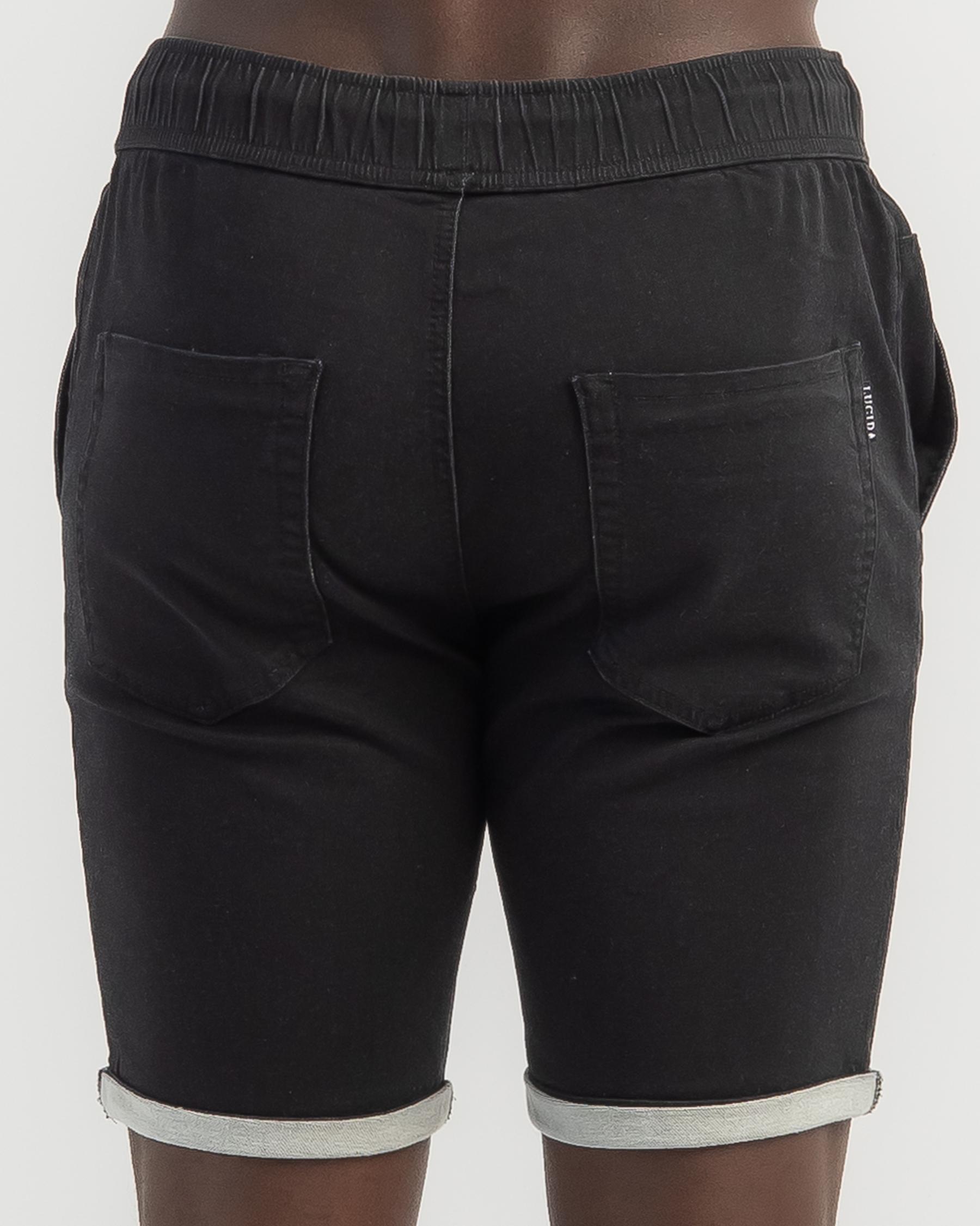 Shop Lucid Express Walk Shorts In Black - Fast Shipping & Easy Returns ...