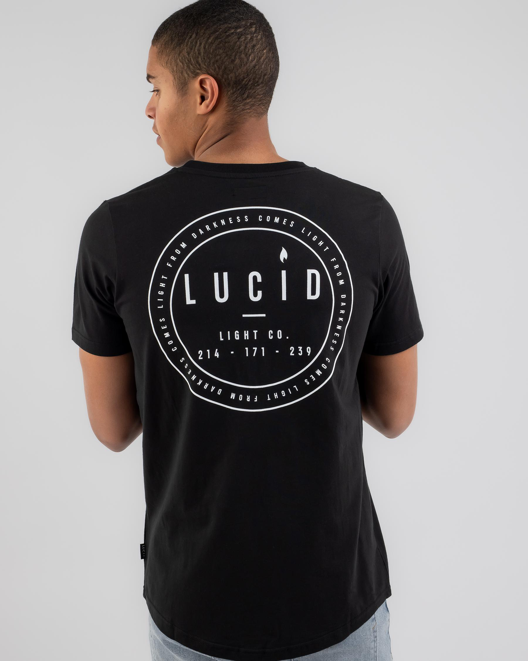 Shop Lucid Circled T-Shirt In Black - Fast Shipping & Easy Returns ...
