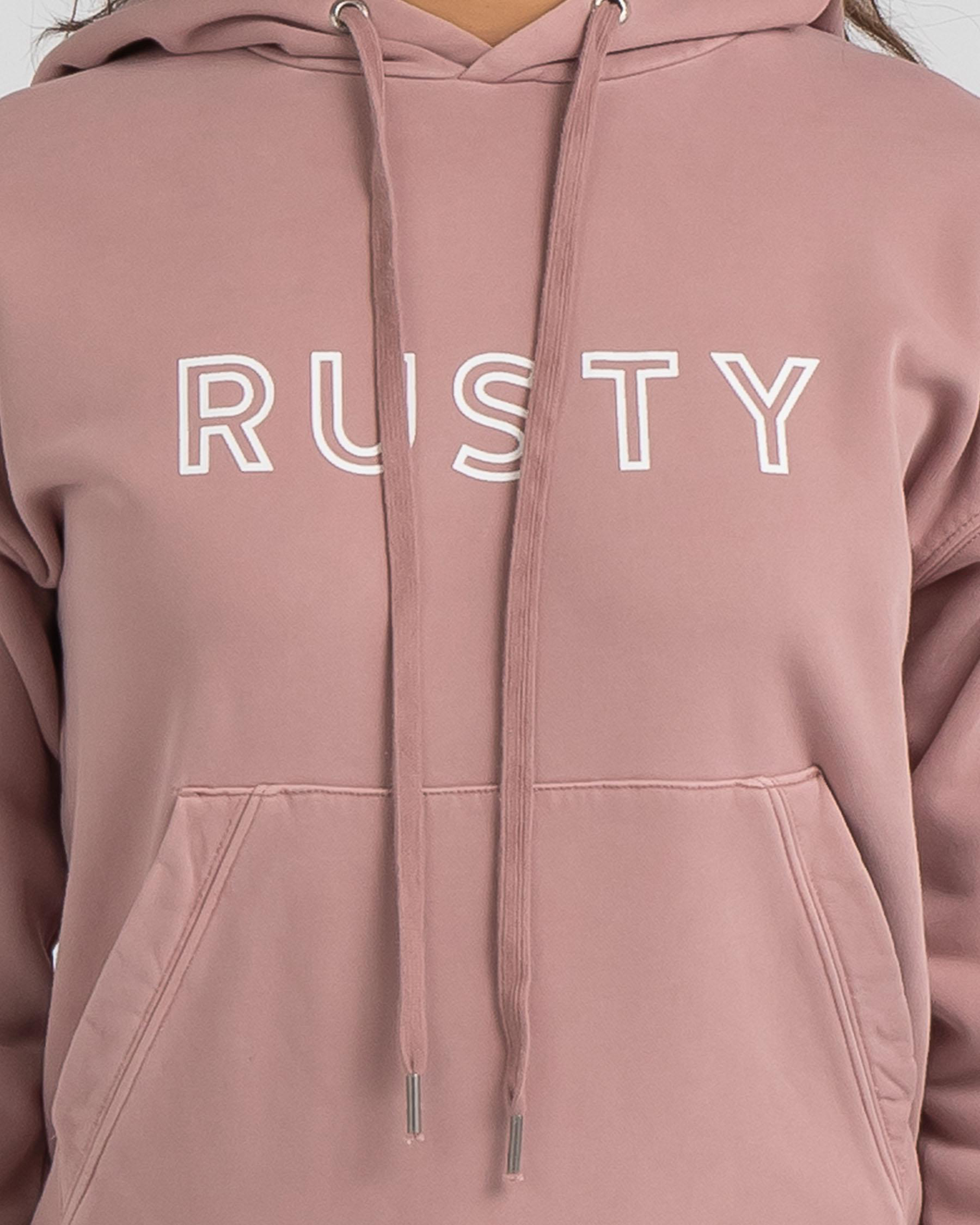 Shop Rusty Essentials Hoodie In Lilac Dusk - Fast Shipping & Easy ...