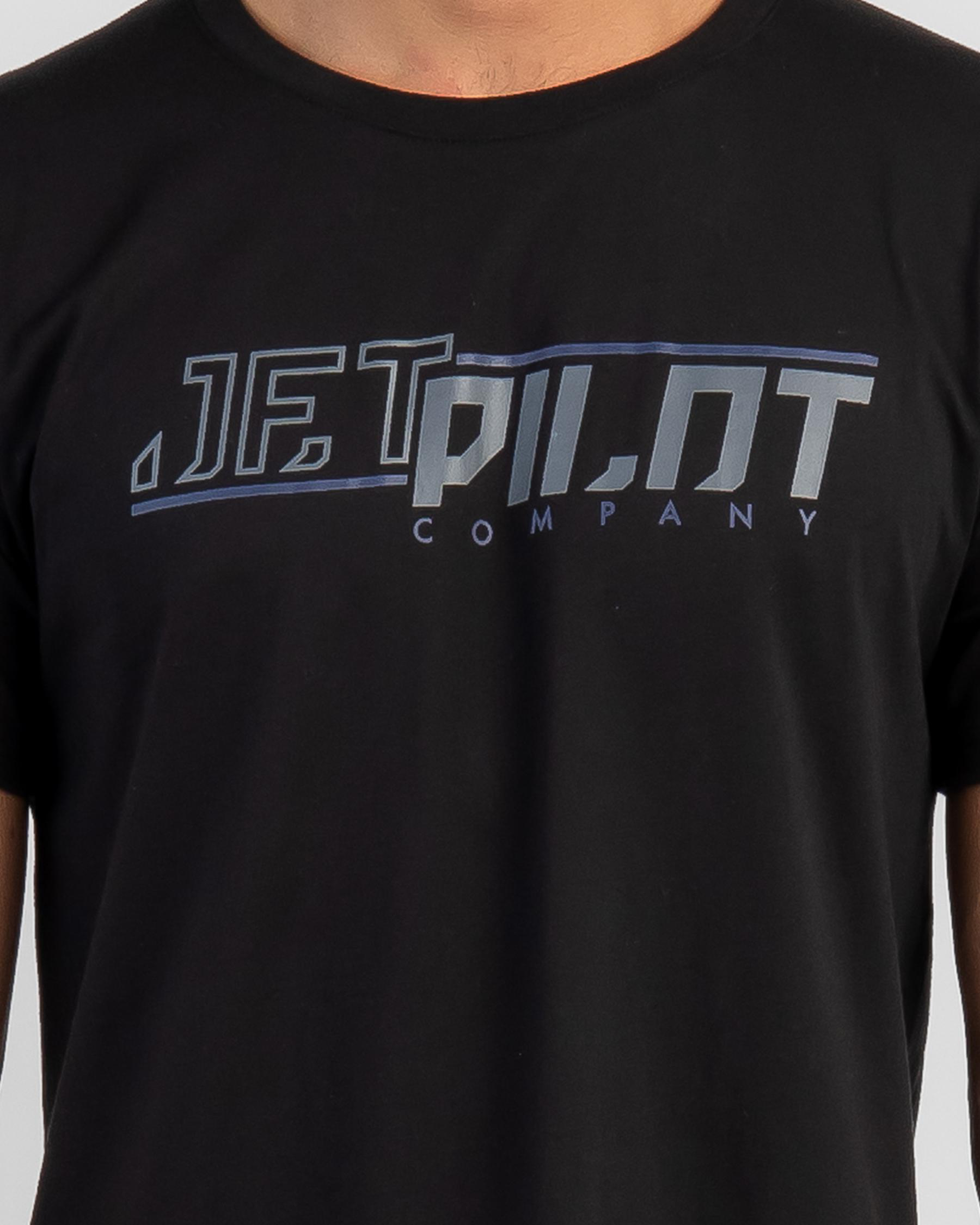 Shop Jetpilot Seismic T-Shirt In Black - Fast Shipping & Easy Returns ...