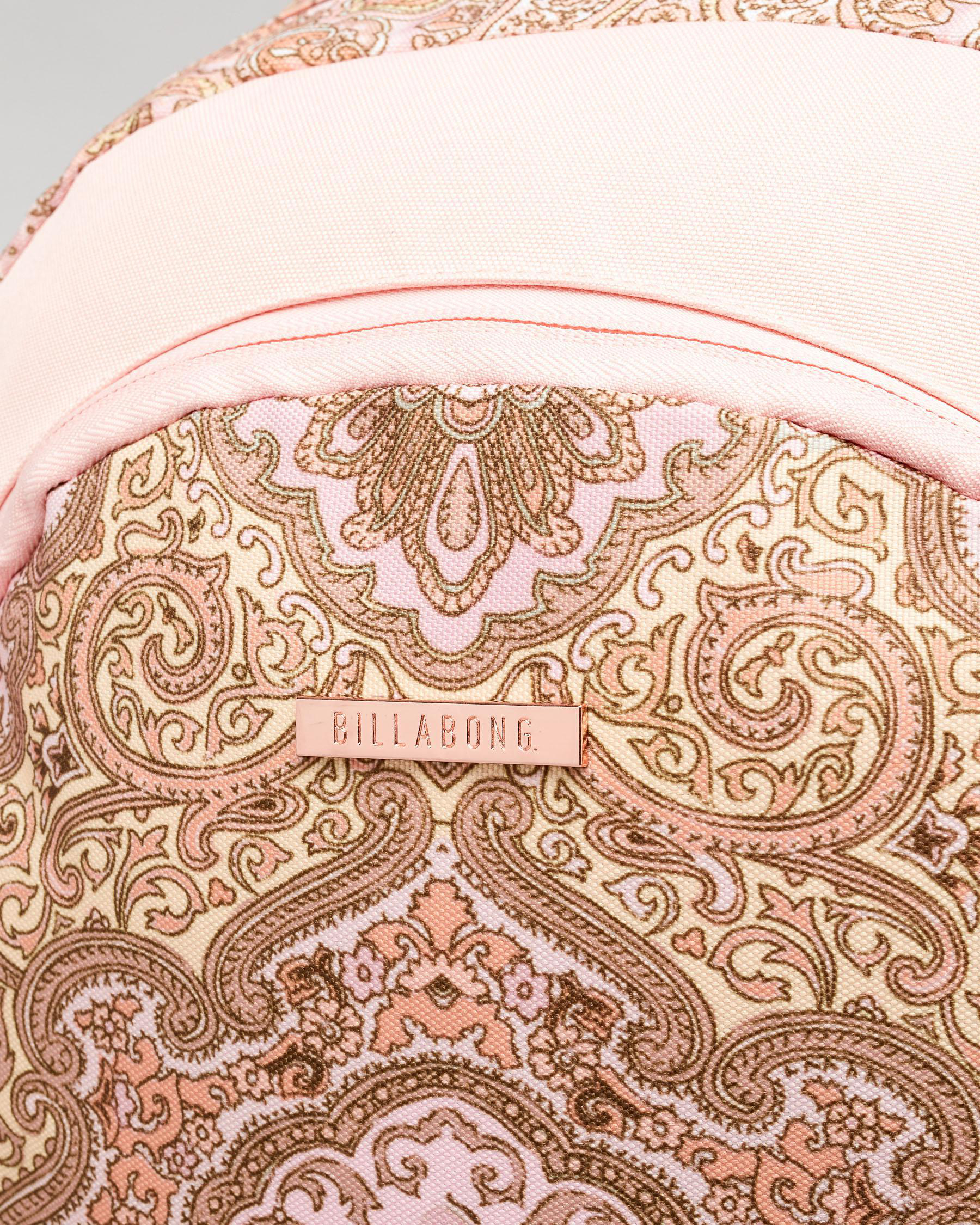 Shop Billabong Wild Sun Mahi Backpack In Coral Pink - Fast Shipping ...