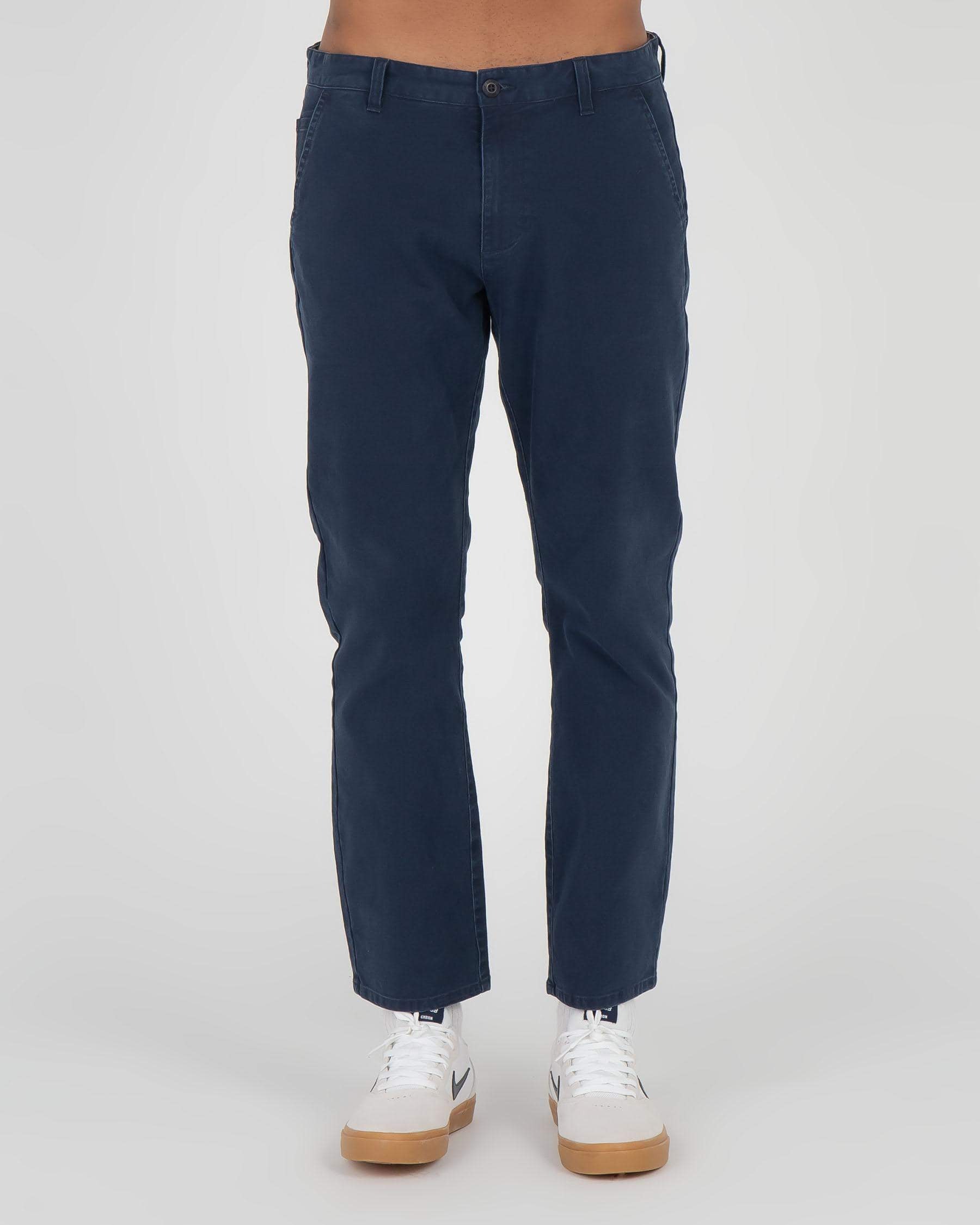 Shop Element Midtown Pants In Eclipse Navy - Fast Shipping & Easy ...
