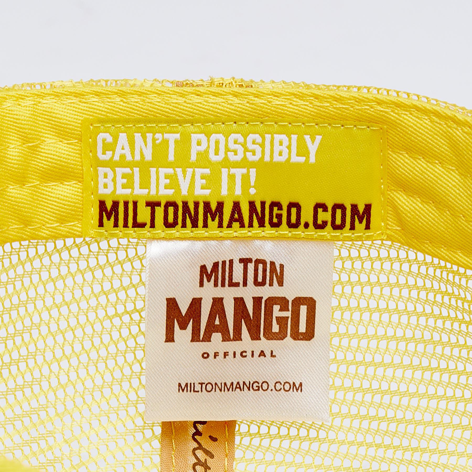 Shop Milton Mango Trucker Cap In Yellow - Fast Shipping & Easy Returns ...