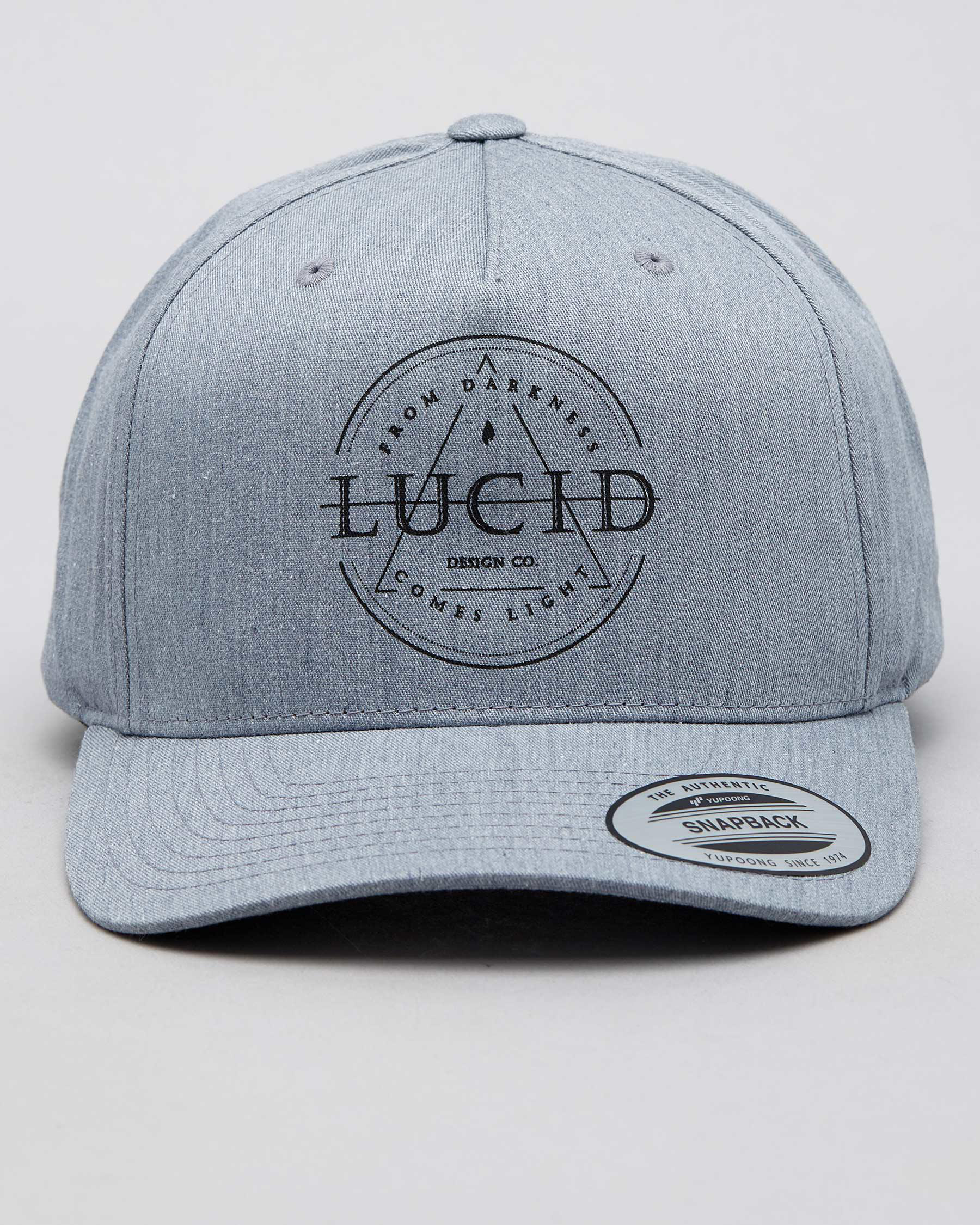 Shop Lucid Vision Snapback Cap In Grey Heather - Fast Shipping & Easy ...