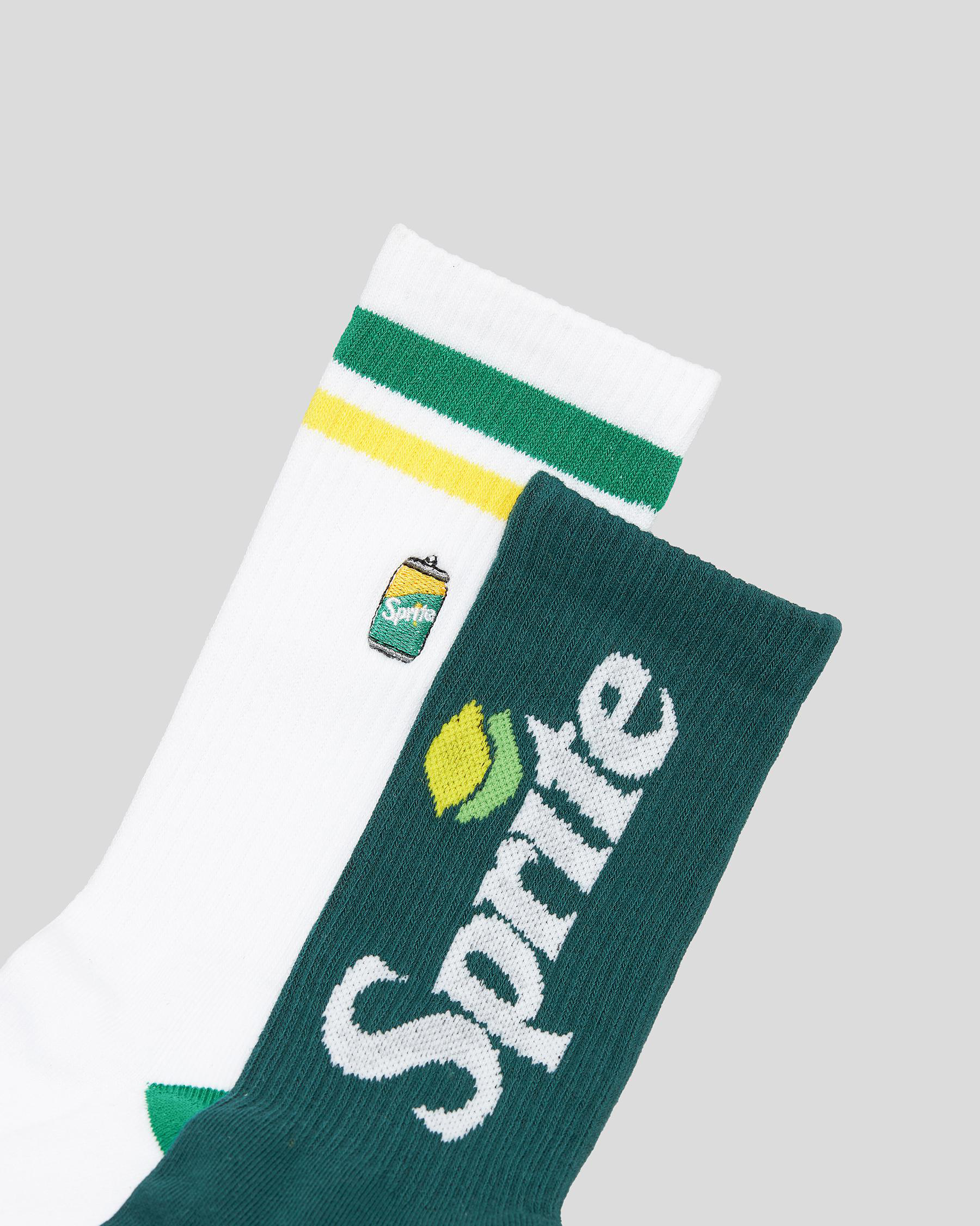 Shop FOOT-IES Sprite Sneaker Socks 2 Pack In Multi - Fast Shipping ...