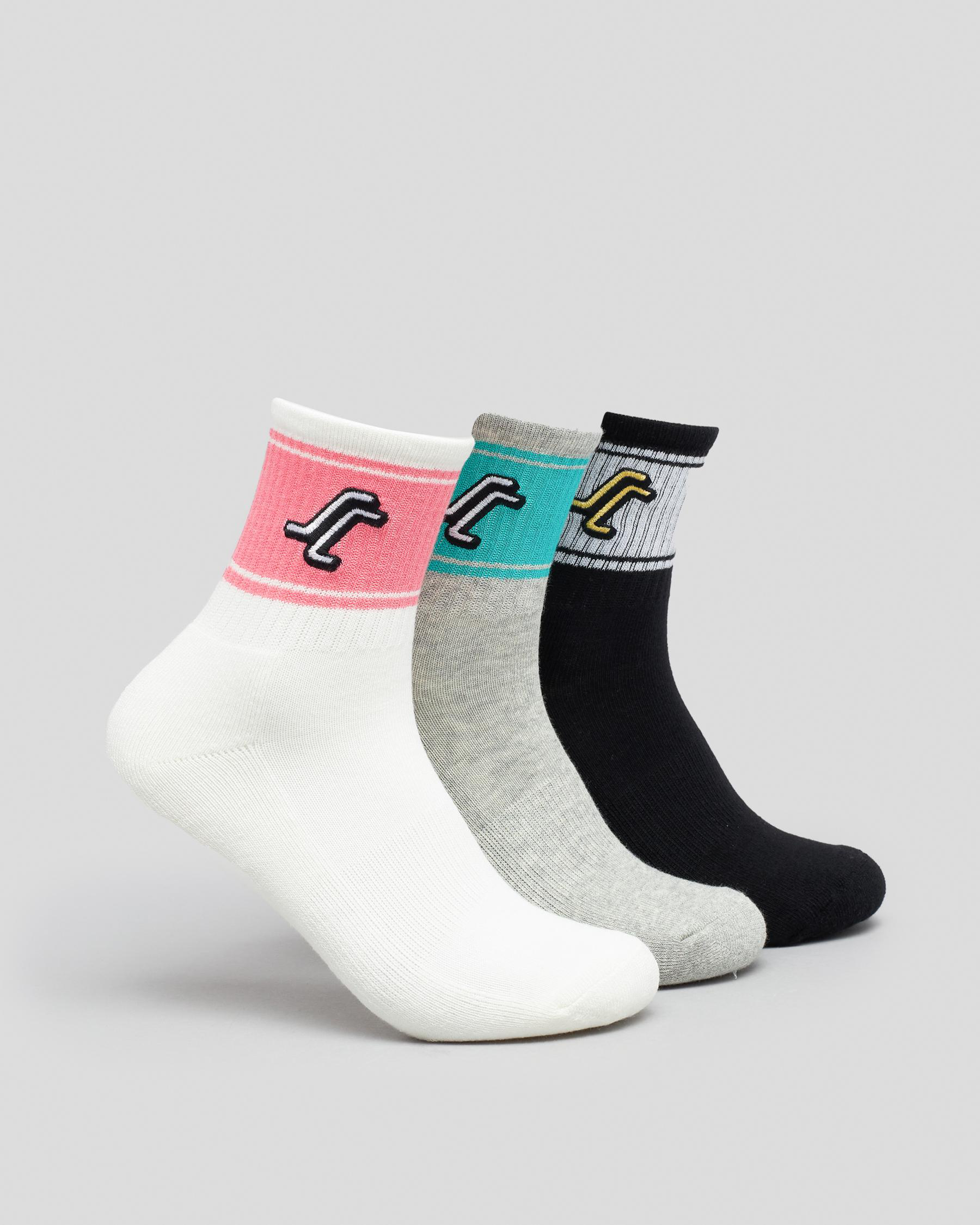 Shop Santa Cruz Girls' OG SC Sock Pack In Multi - Fast Shipping & Easy ...