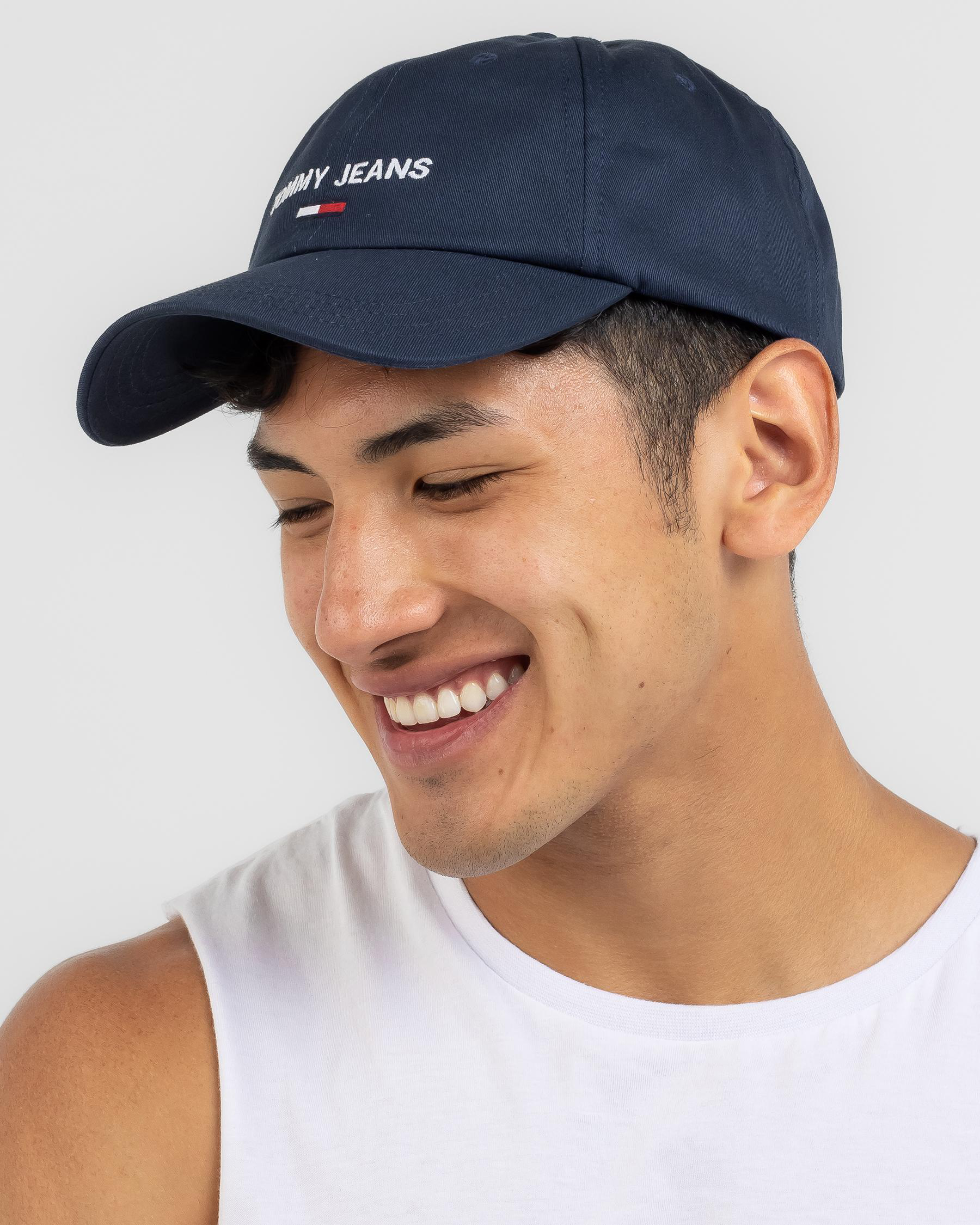 Shop Tommy Hilfiger TJM Sport Cap In Twilight Navy - Fast Shipping ...