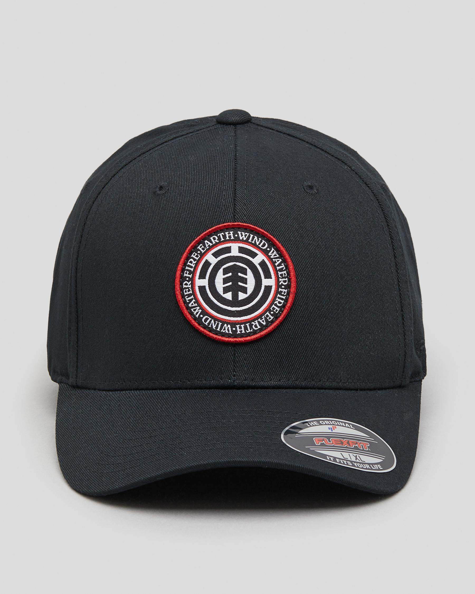 Shop Element Seal Flexfit Cap In Flint Black - Fast Shipping & Easy ...