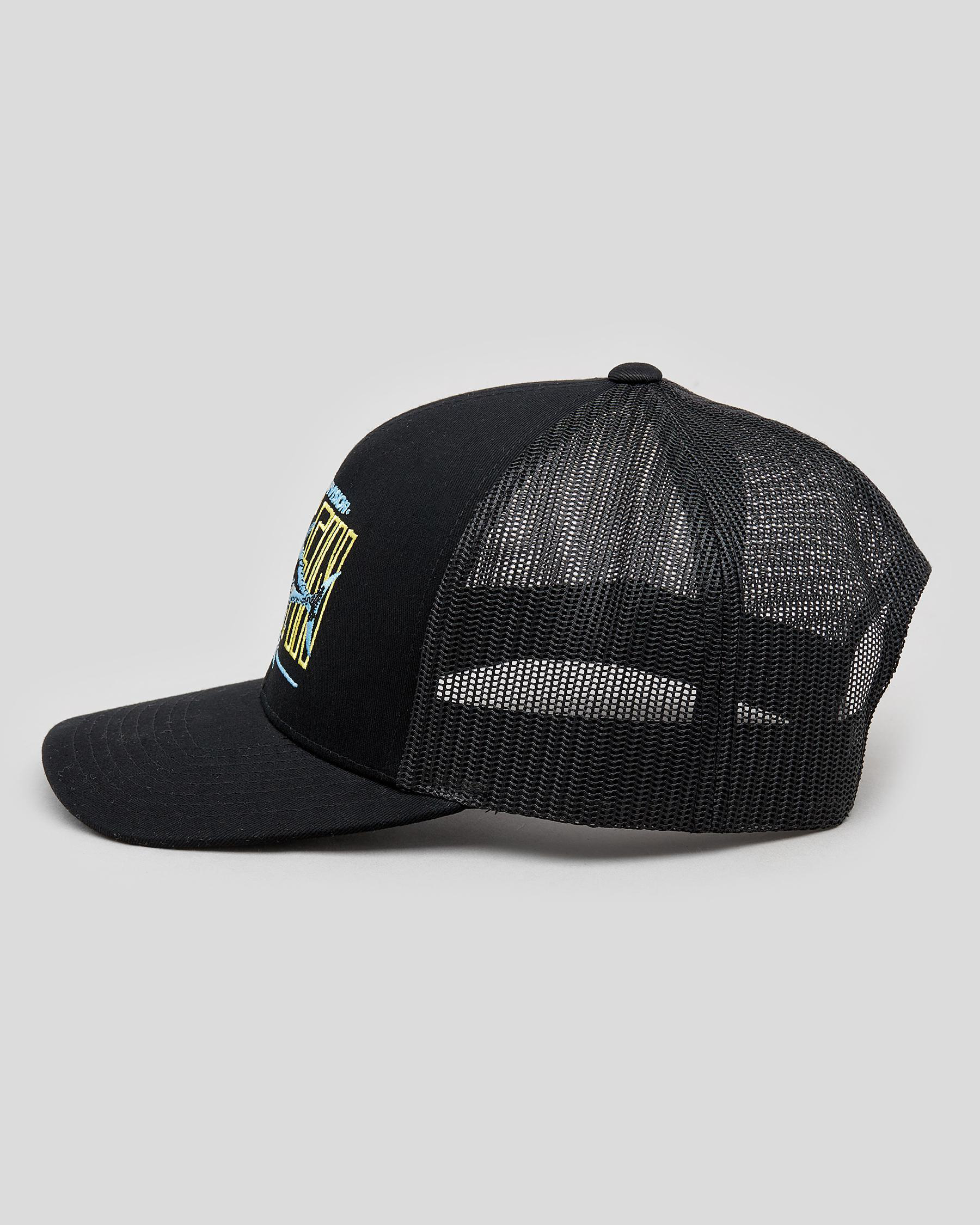 Shop Dark Seas Division Trophy Trucker Cap In Black - Fast Shipping ...
