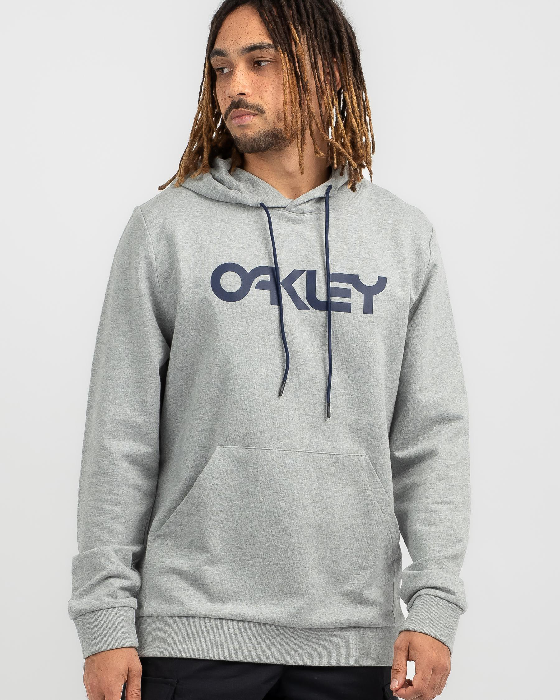 Shop Oakley B1B Pullover 2.0 Hoodie In Granite Heather - Fast Shipping ...