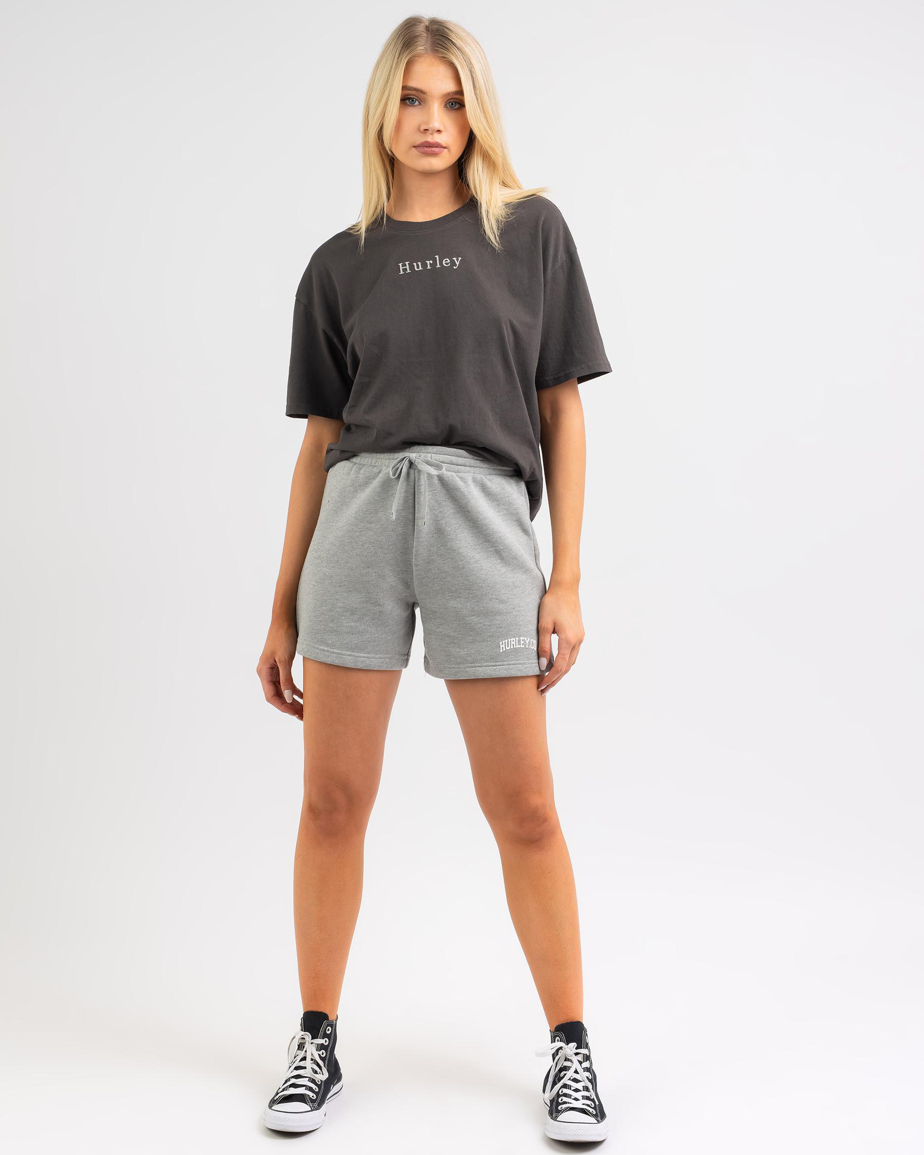 Shop Hurley Authentic Shorts In Dark Grey Heather - Fast Shipping ...