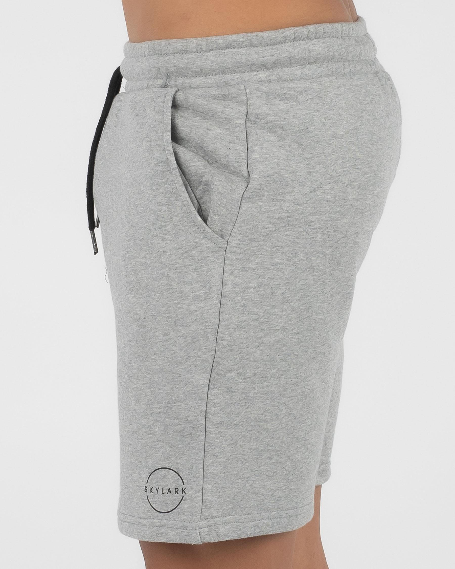 Shop Skylark Off Track House Shorts In Grey Marle - Fast Shipping ...