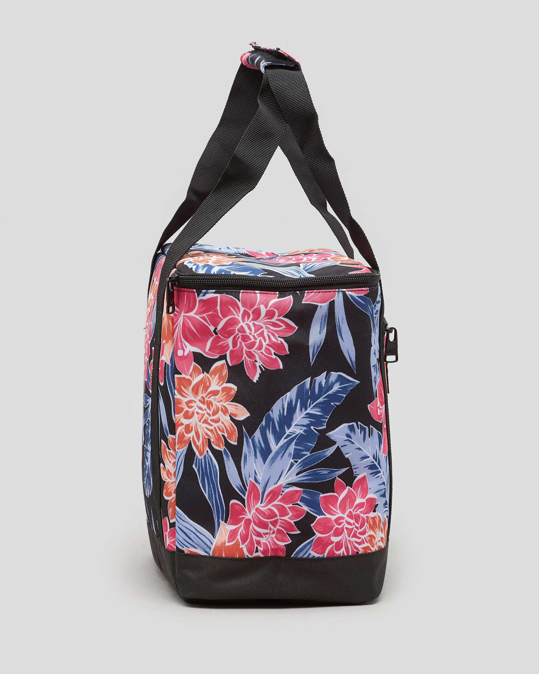 Shop Roxy Water Effect Cooler Bag In Anthracite Tropical Oasis - Fast ...