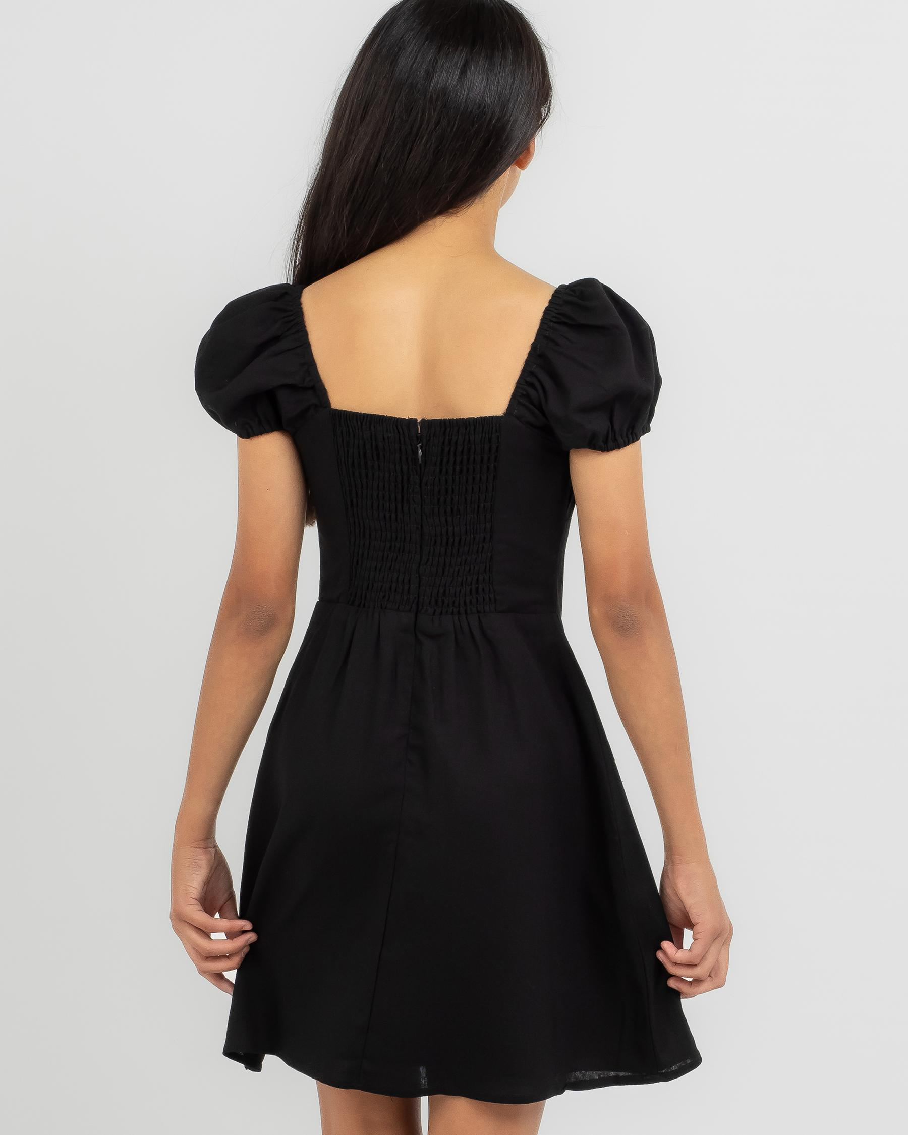 Shop Ava And Ever Girls' Reggie Dress In Black - Fast Shipping & Easy ...