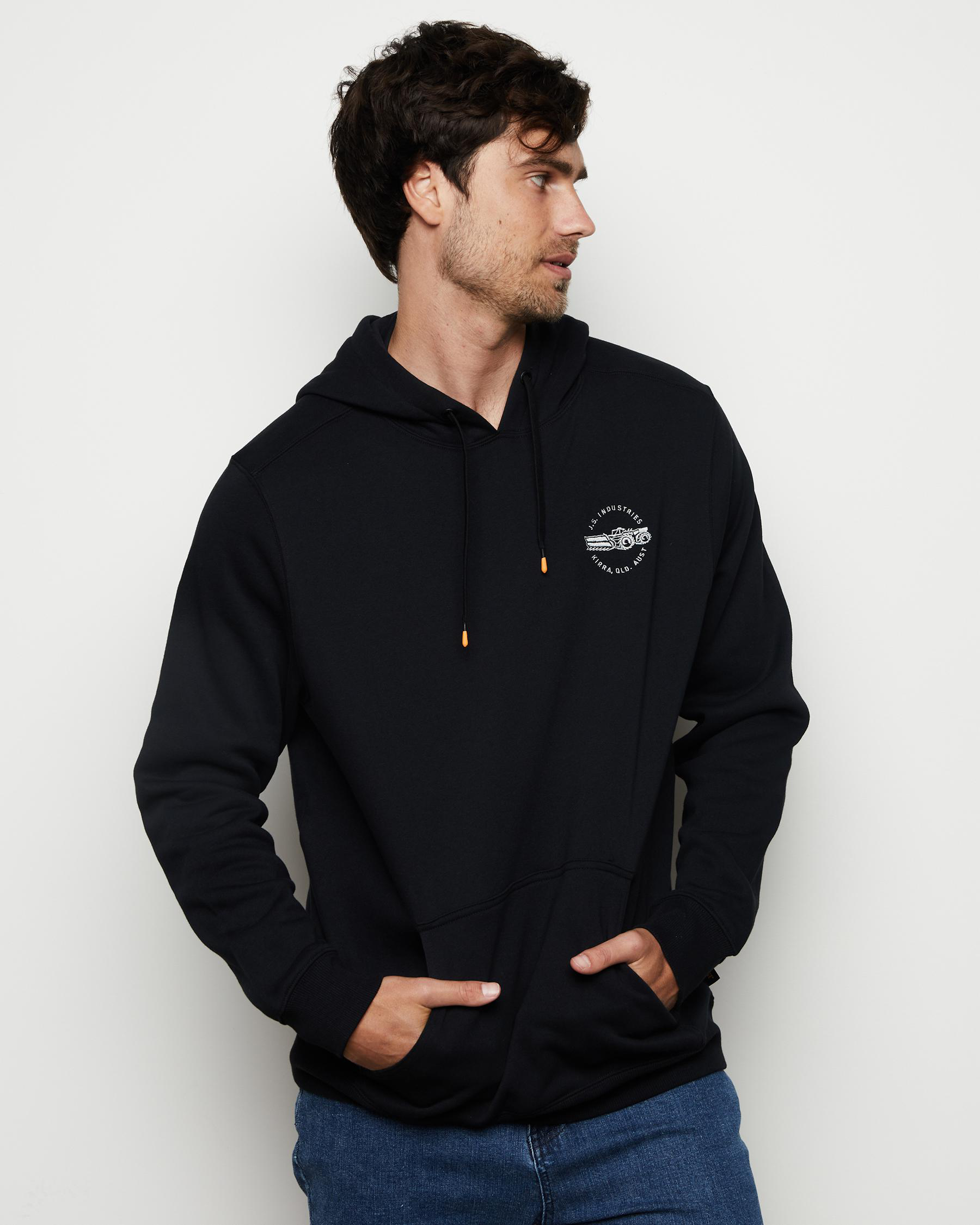 JS Industries Baron Hoodie In Black - Fast Shipping & Easy Returns - City Beach Australia