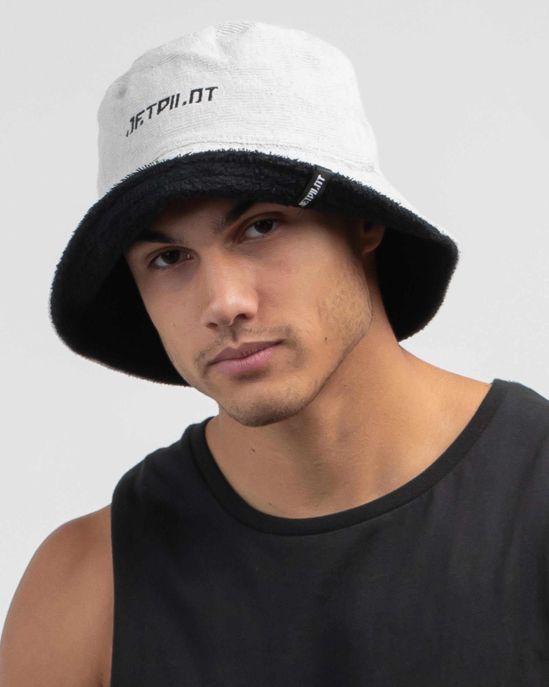 Jetpilot F Yes Mens Reverse Bucket Hat In Black/grey - FREE* Shipping ...