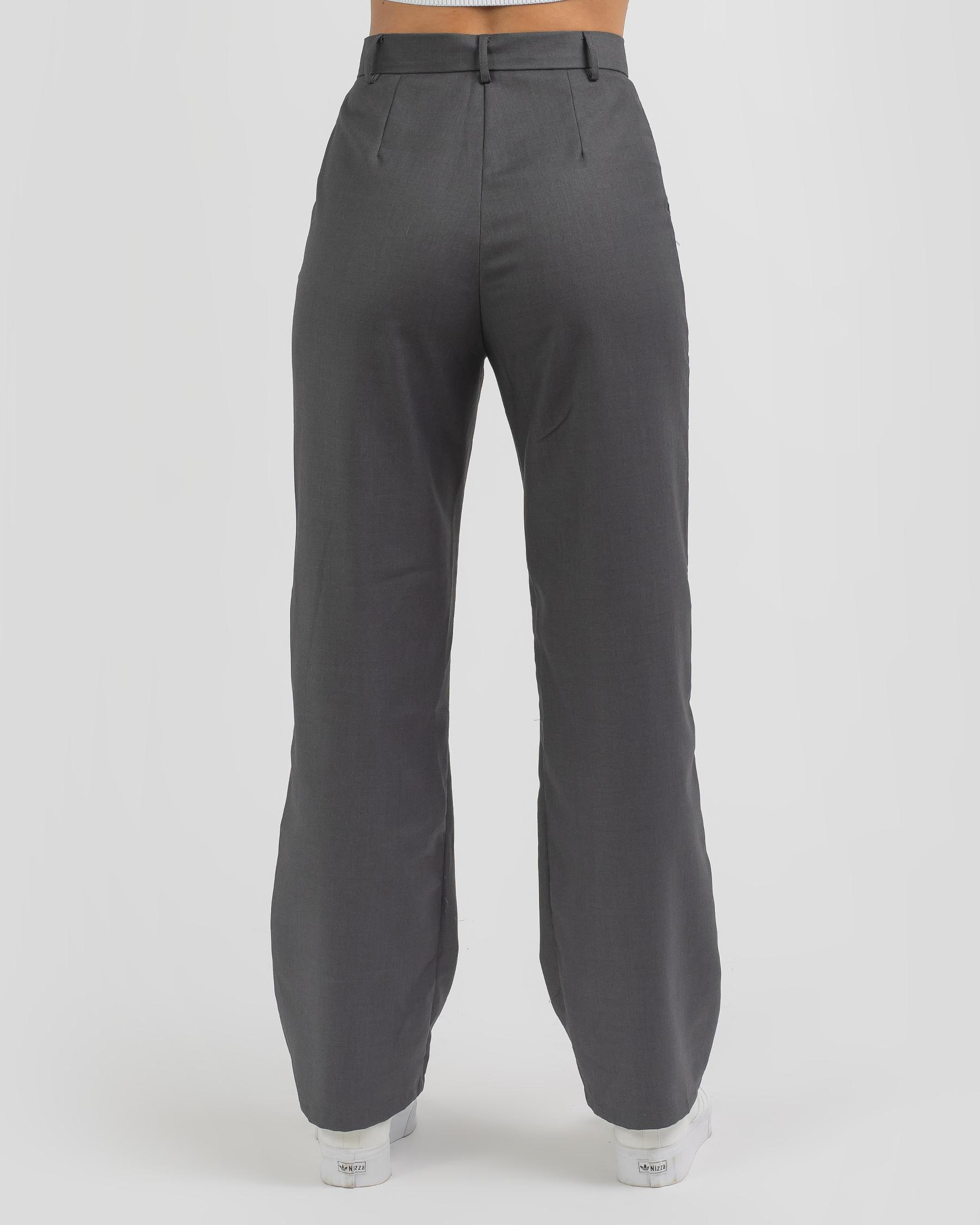 Shop Pink Diamond Bonnie Pants In Grey - Fast Shipping & Easy Returns ...