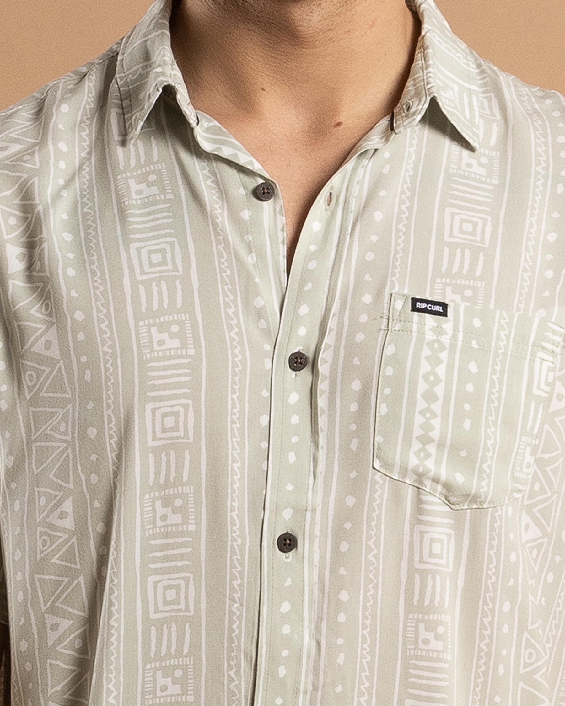 Shop Rip Curl Fun Times Short Sleeve Shirt In Mint Haze - Fast Shipping & Easy Returns - City ...