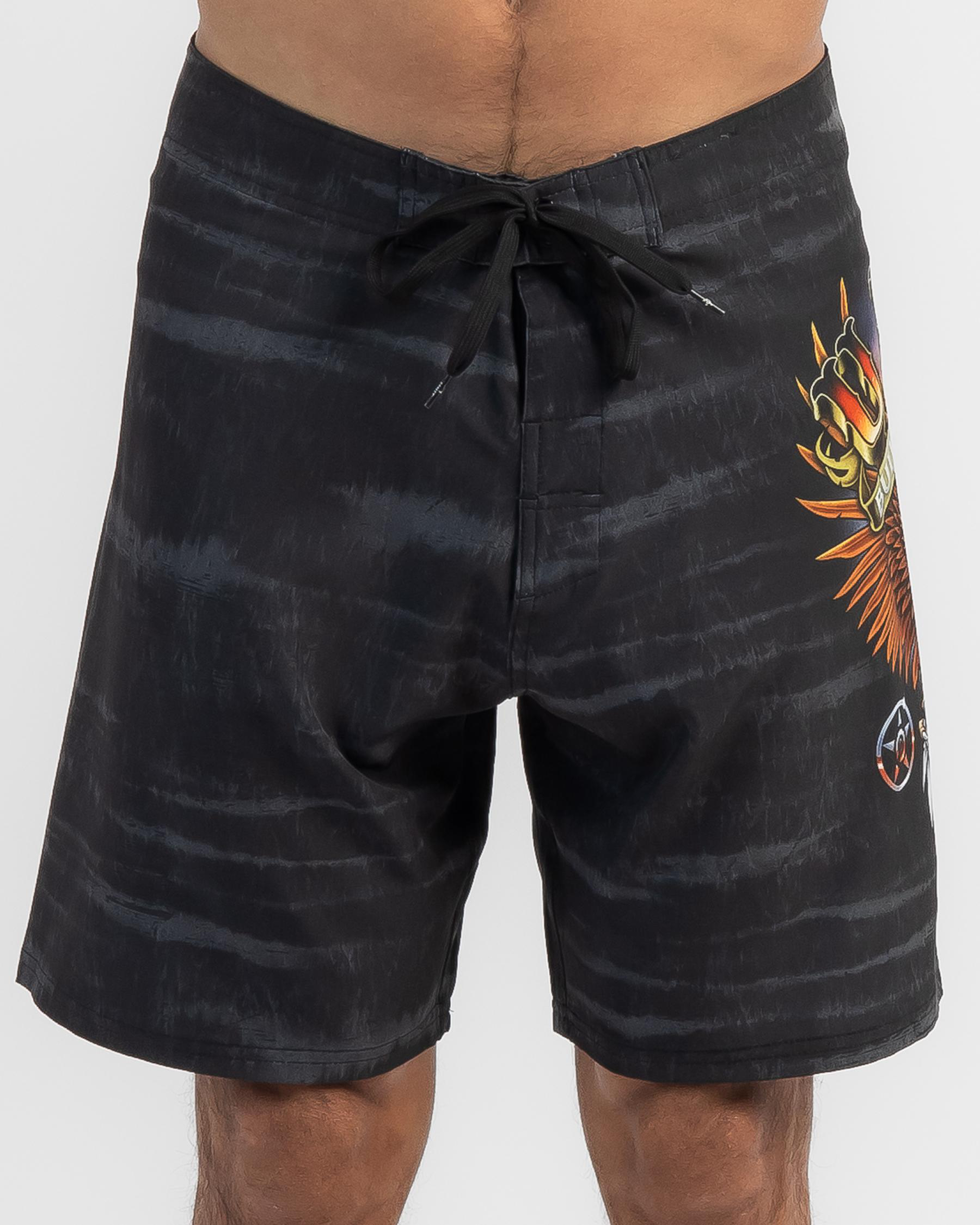 Shop Unit Built For Speed Board Shorts In Black - Fast Shipping & Easy ...