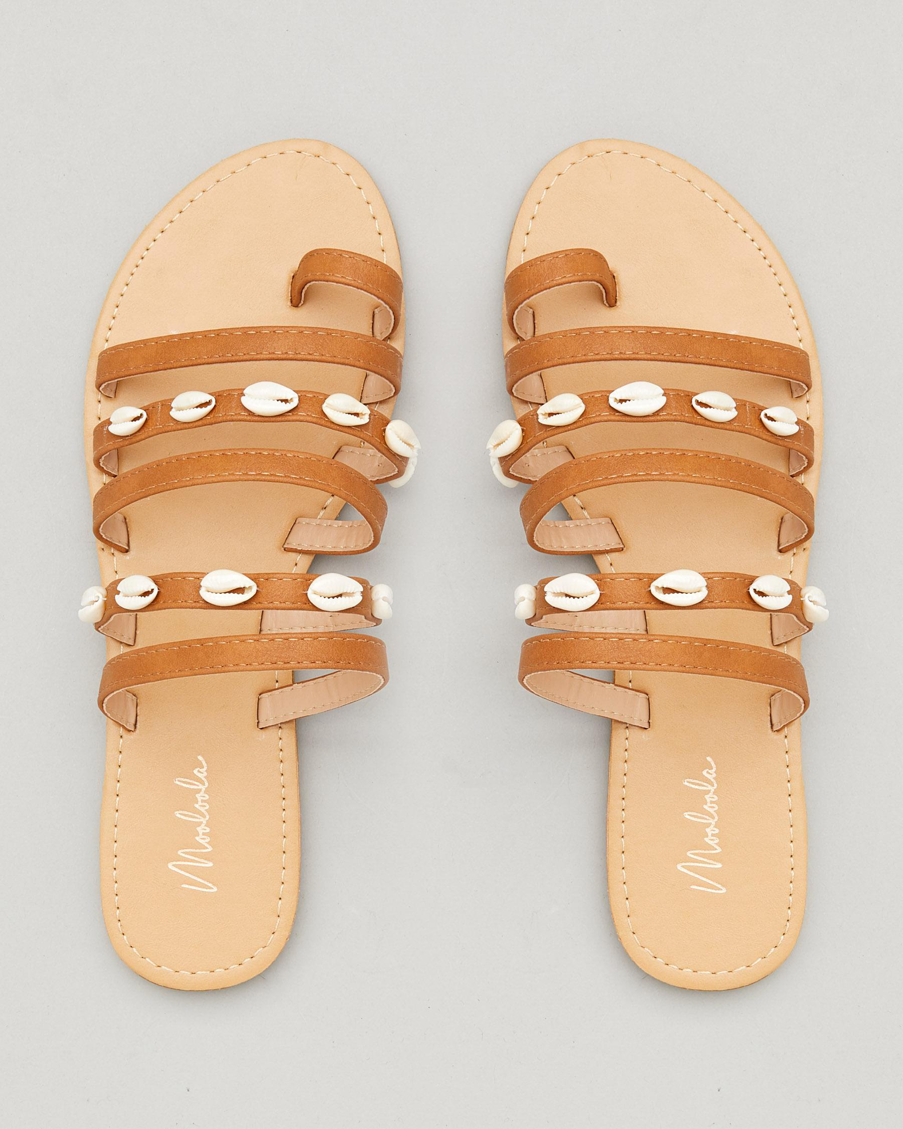 Shop Mooloola Amara Sandals In Tan - Fast Shipping & Easy Returns ...