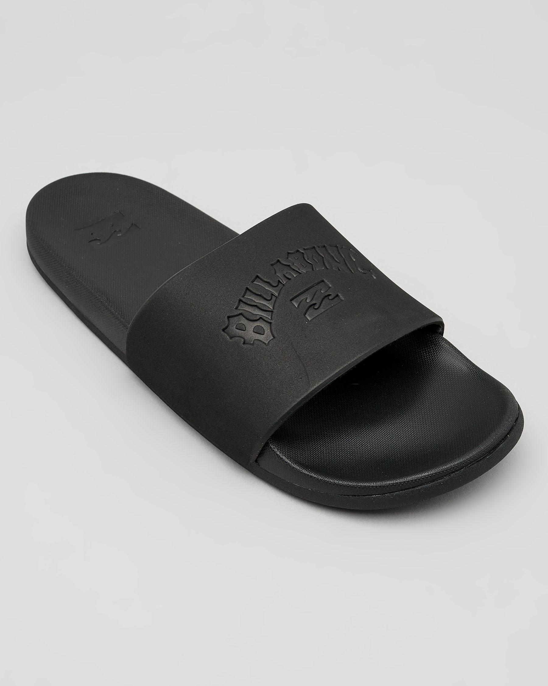 Shop Billabong Cush Slides In Black - Fast Shipping & Easy Returns ...