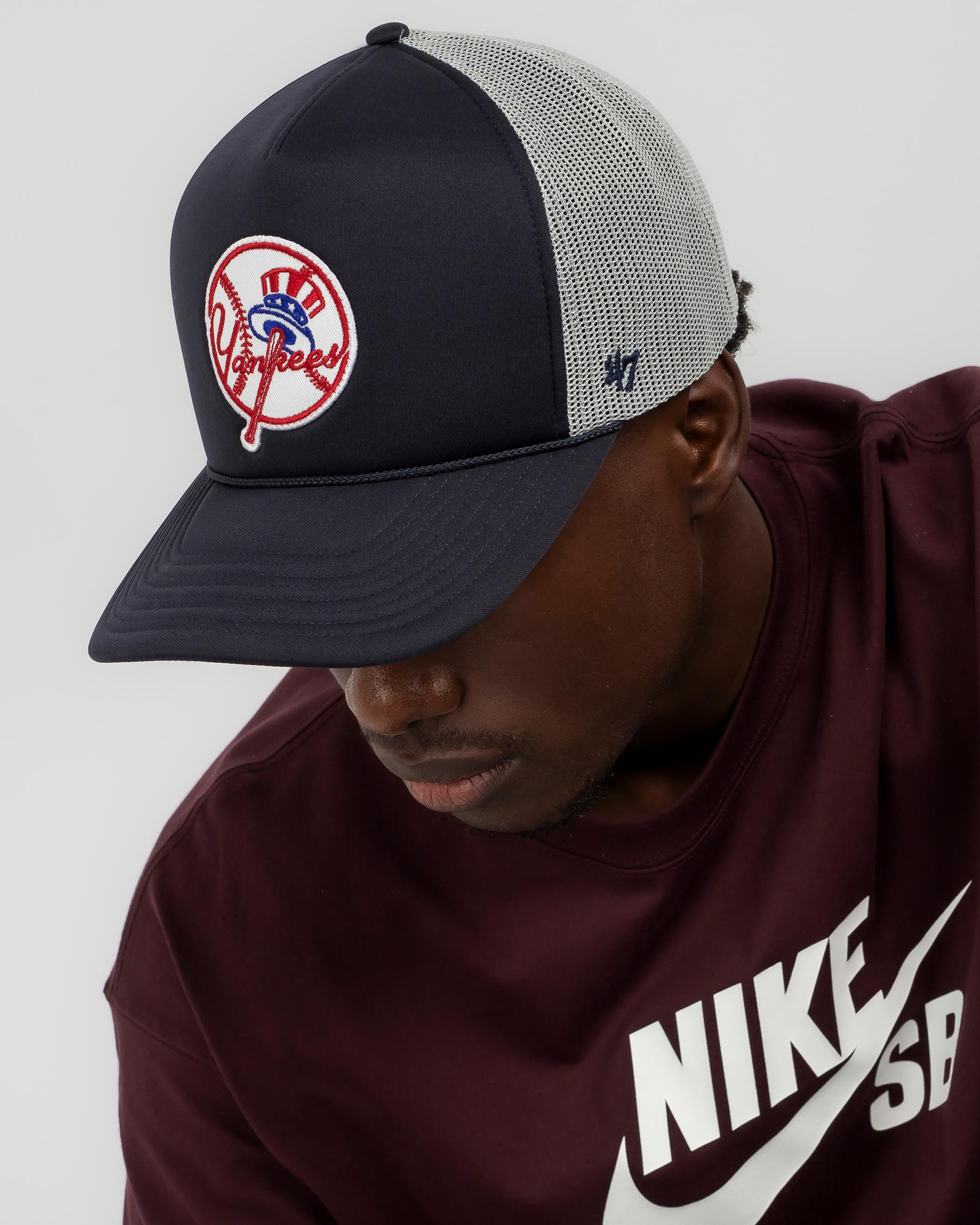 Shop Forty Seven New York Yankees Cooperstown Patch 47 Trucker Cap In ...