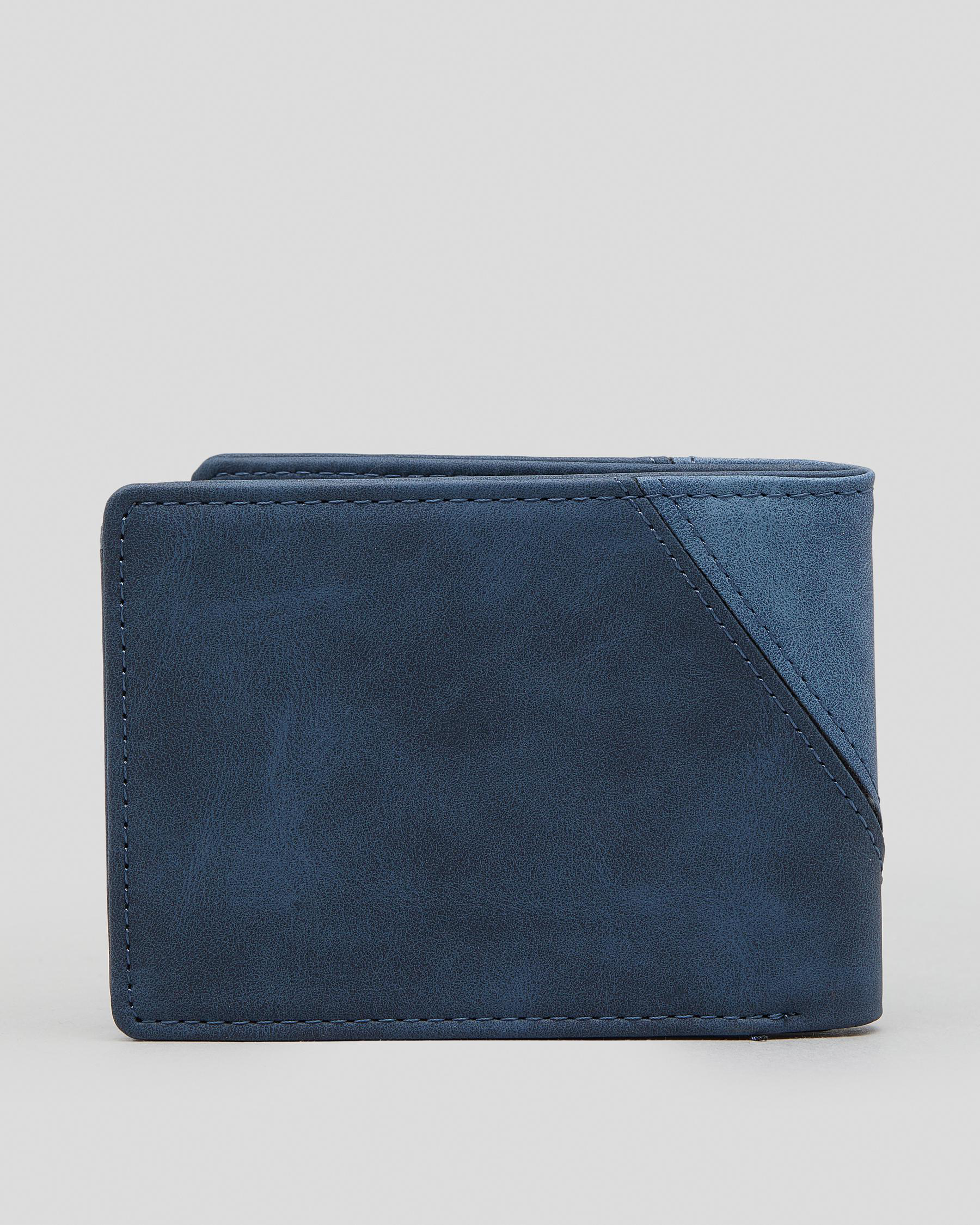 Shop Quiksilver Arch Support Wallet In Navy Blazer - Fast Shipping ...