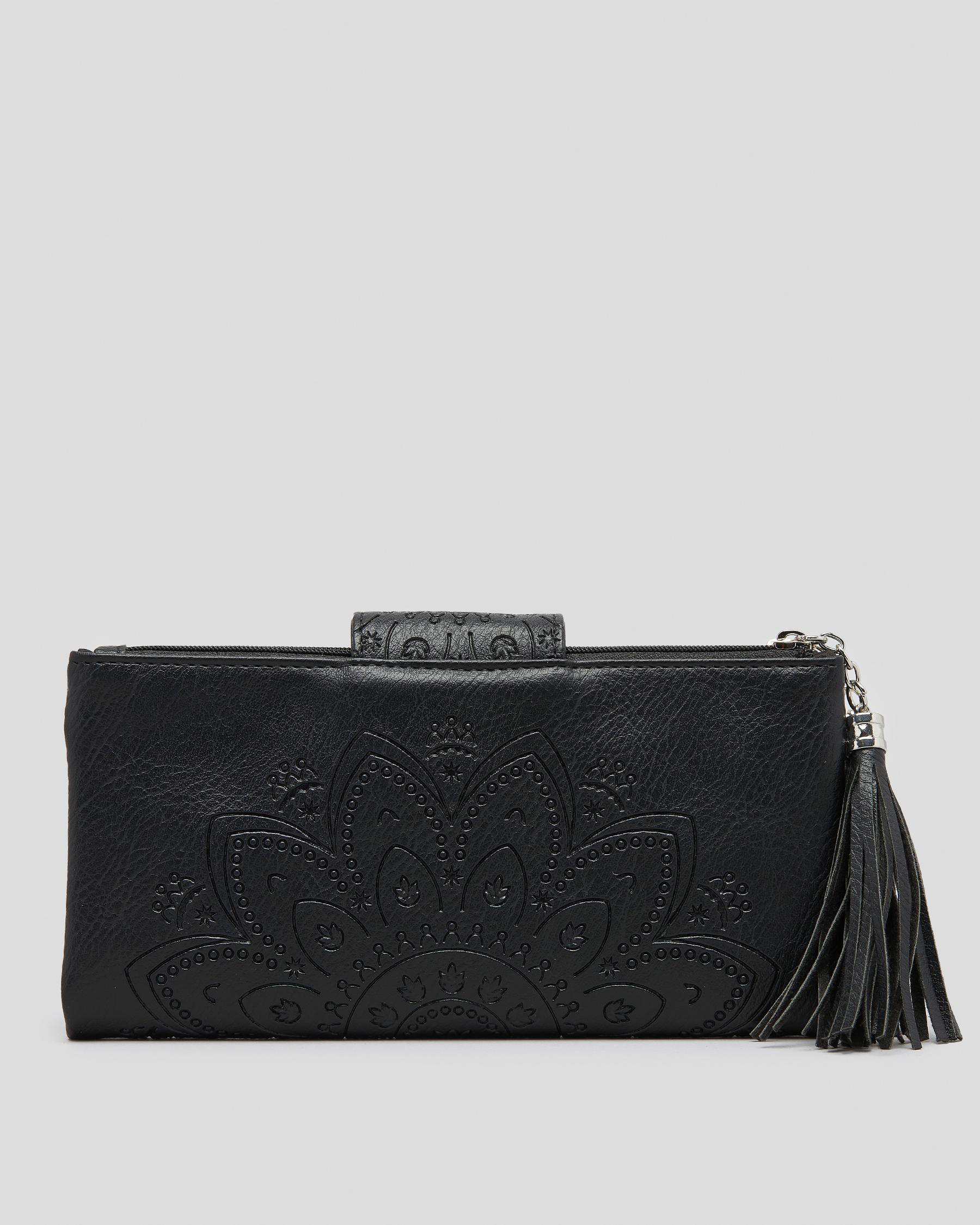 Shop Mooloola Emma Wallet In Black - Fast Shipping & Easy Returns ...