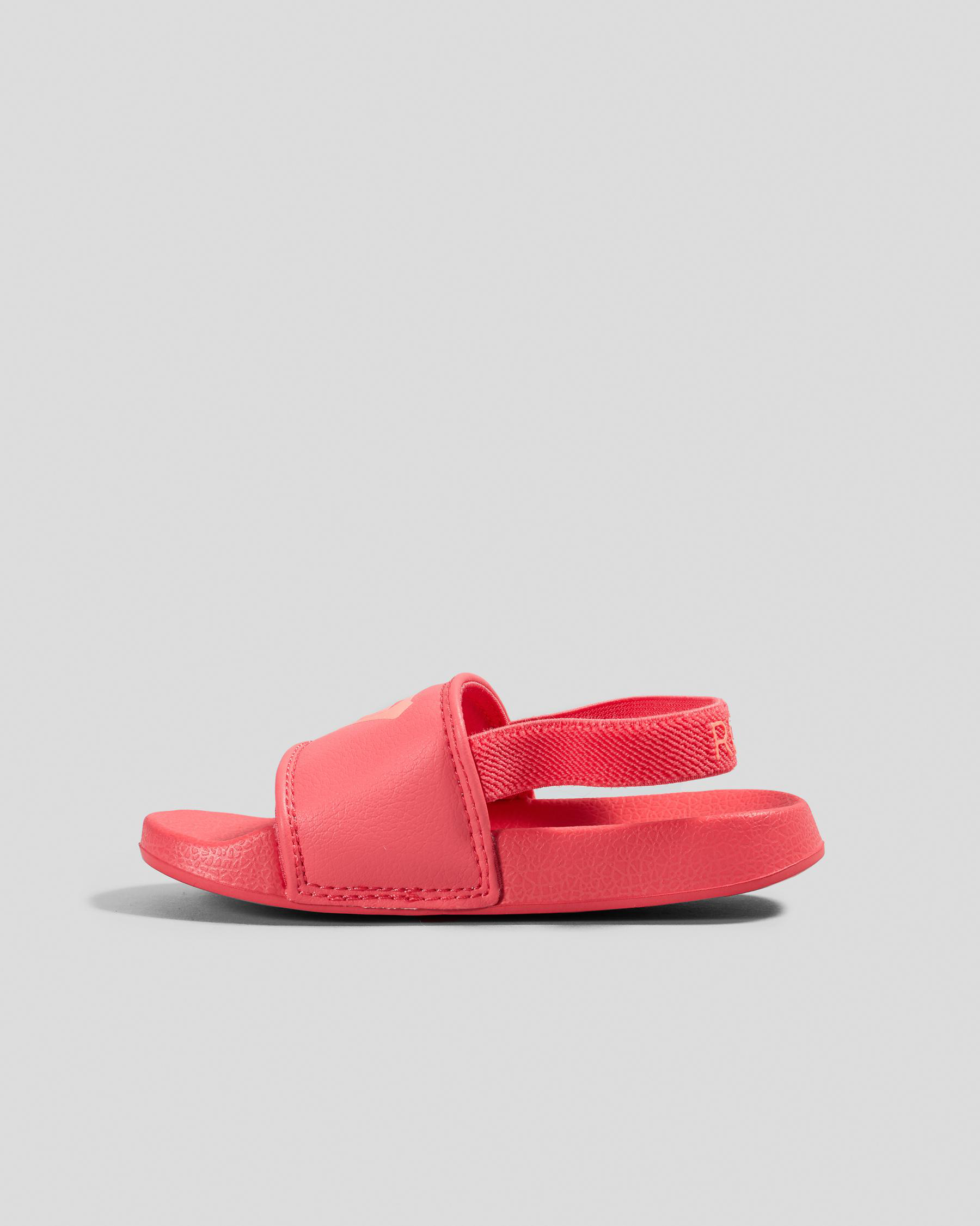 Shop Roxy Toddlers' Slippy Slides In Pink/raspberry - Fast Shipping ...