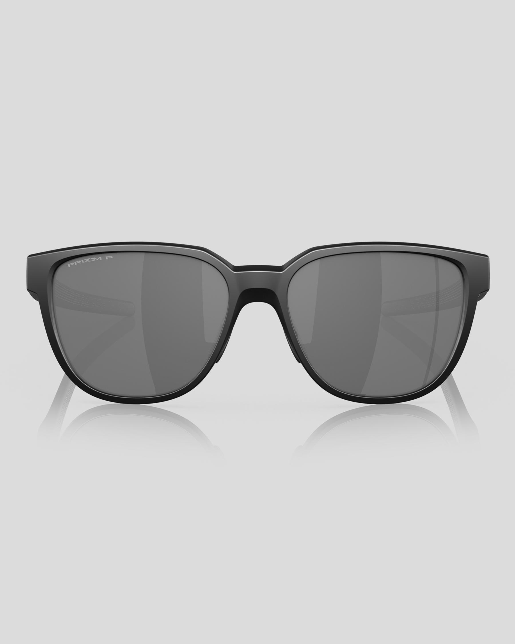Shop Oakley Actuator Prizm Polarised Sunglasses In Matte Black W/ Prizm ...