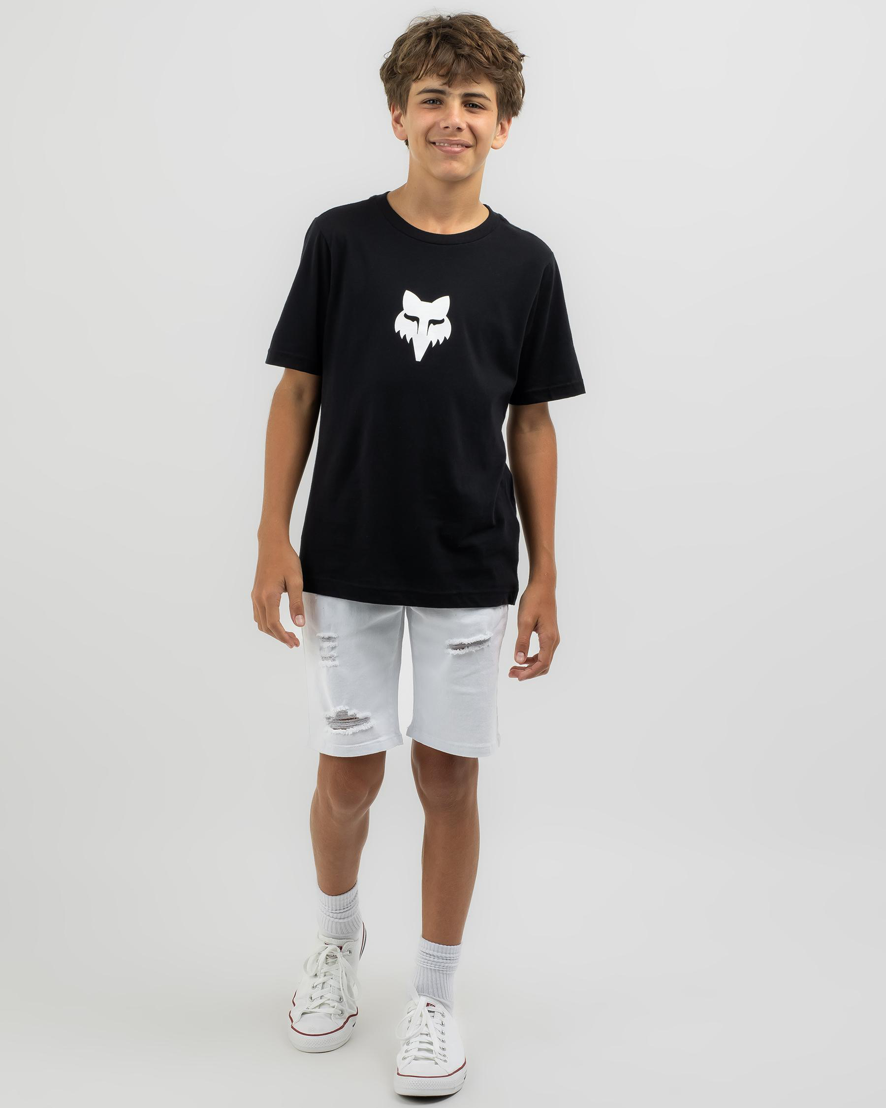 Shop Fox Boys' Fox Legacy T-Shirt In Black - Fast Shipping & Easy Returns - City Beach Australia