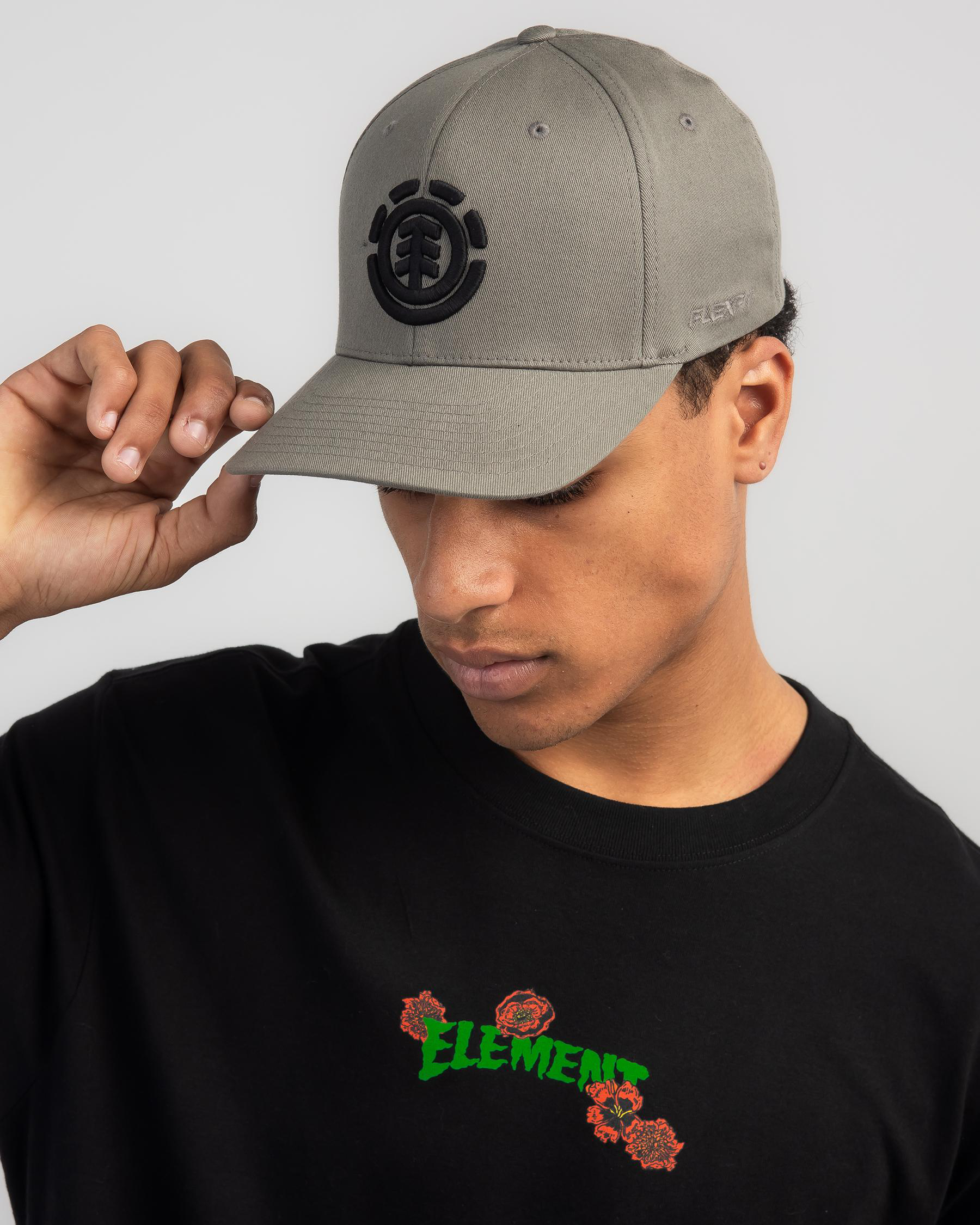 Shop Element Tree Flexfit Cap In Light Grey - Fast Shipping & Easy ...