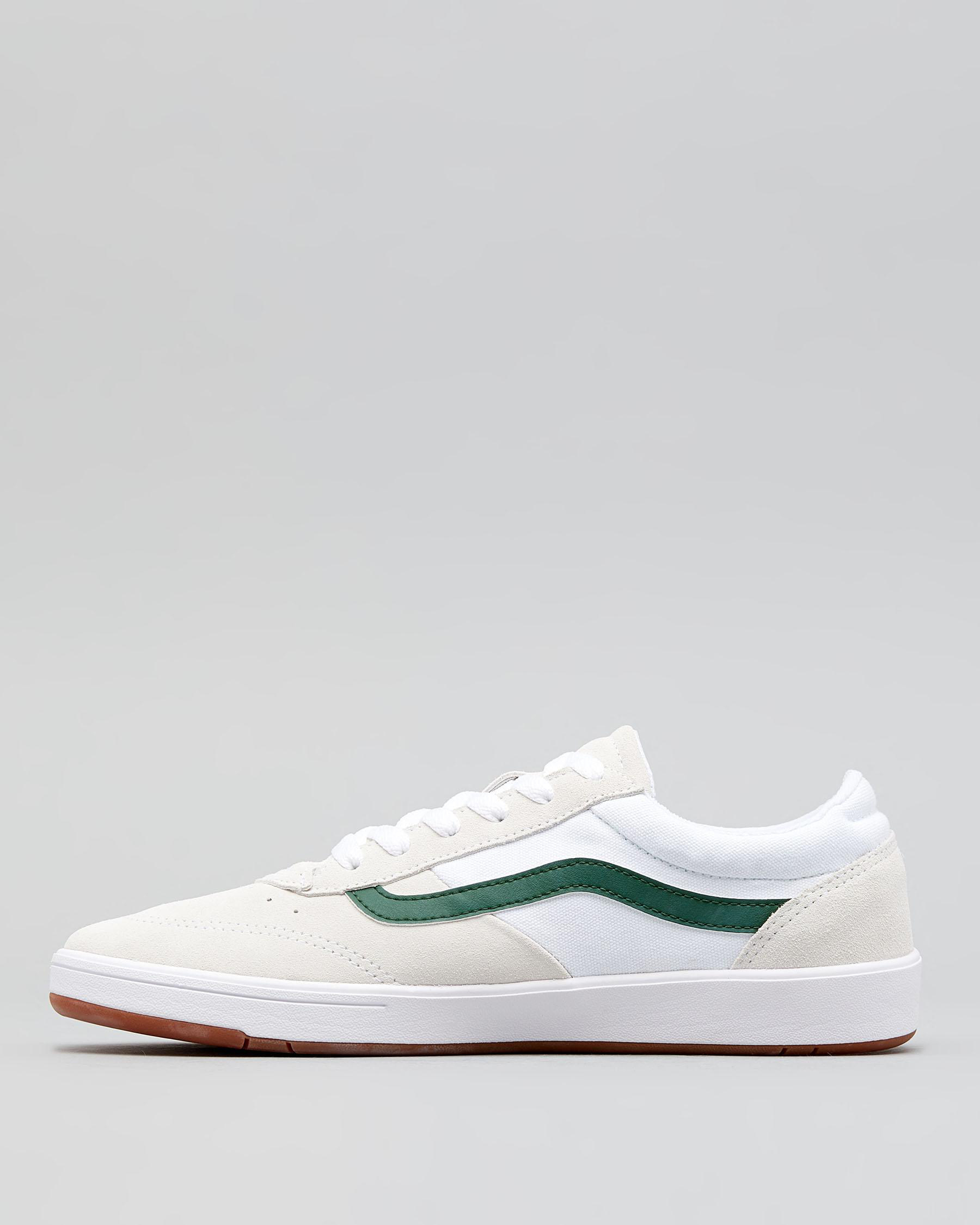 Shop Vans Cruze Comfy Cush Shoes In True White/greener Pastures - Fast ...