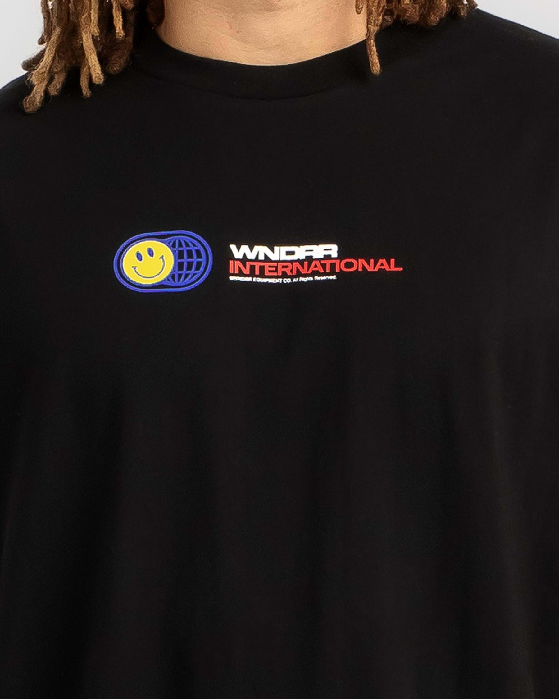 Shop Wndrr Cheese Box Fit T-Shirt In Black - Fast Shipping & Easy ...