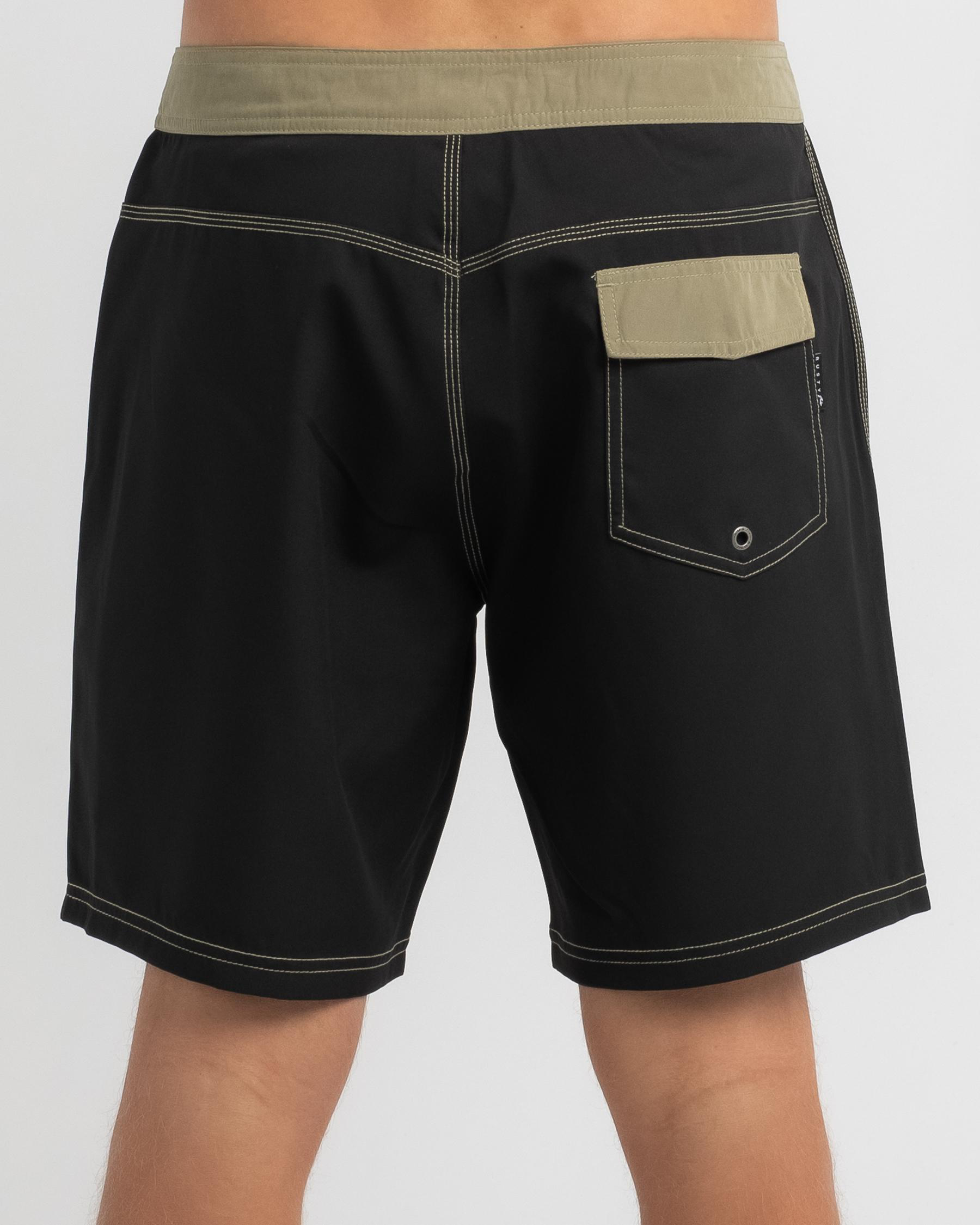 Shop Rusty Dynamite Board Shorts In Black - Fast Shipping & Easy ...