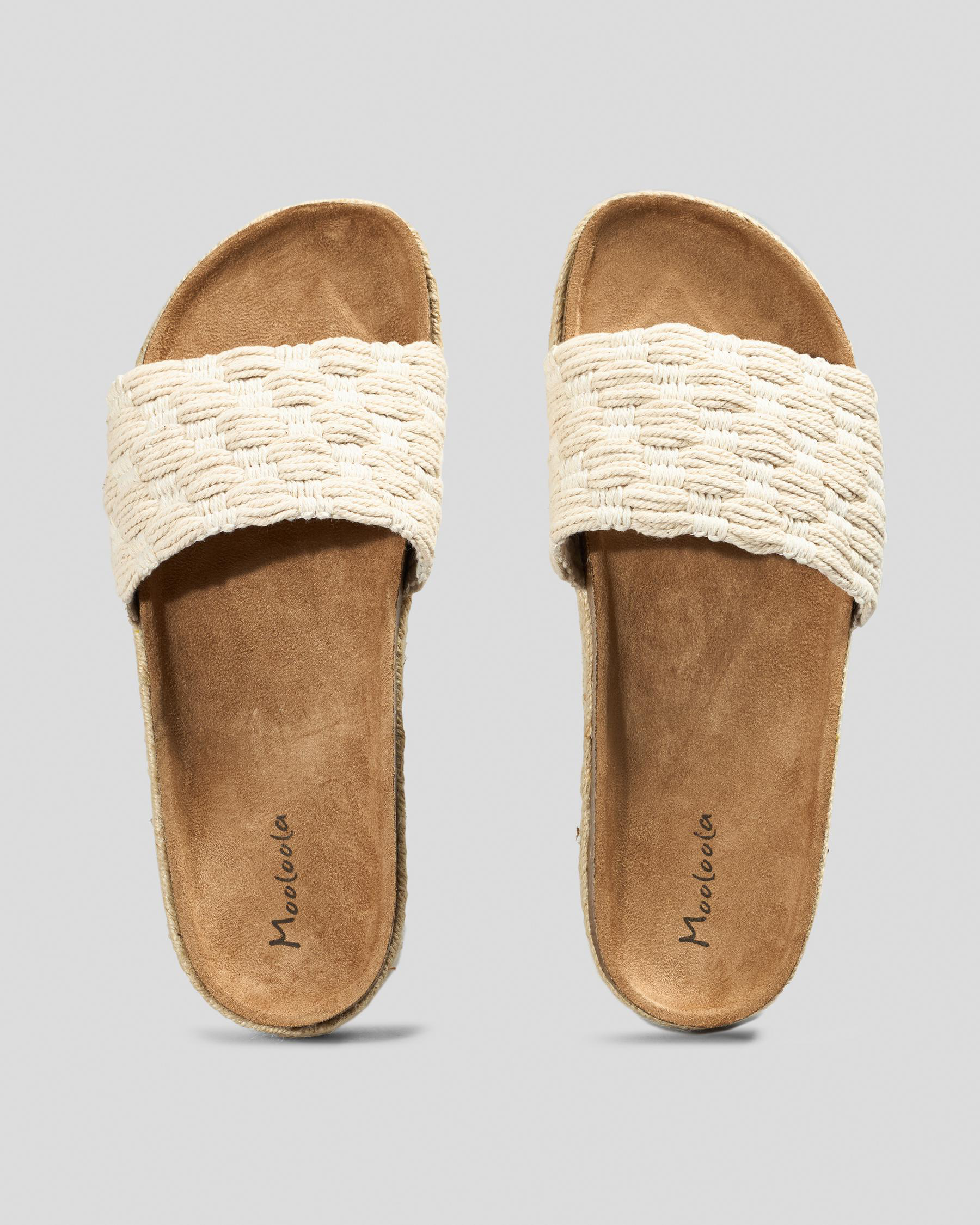 Shop Mooloola Milos Flatform Shoes In Natural - Fast Shipping & Easy ...