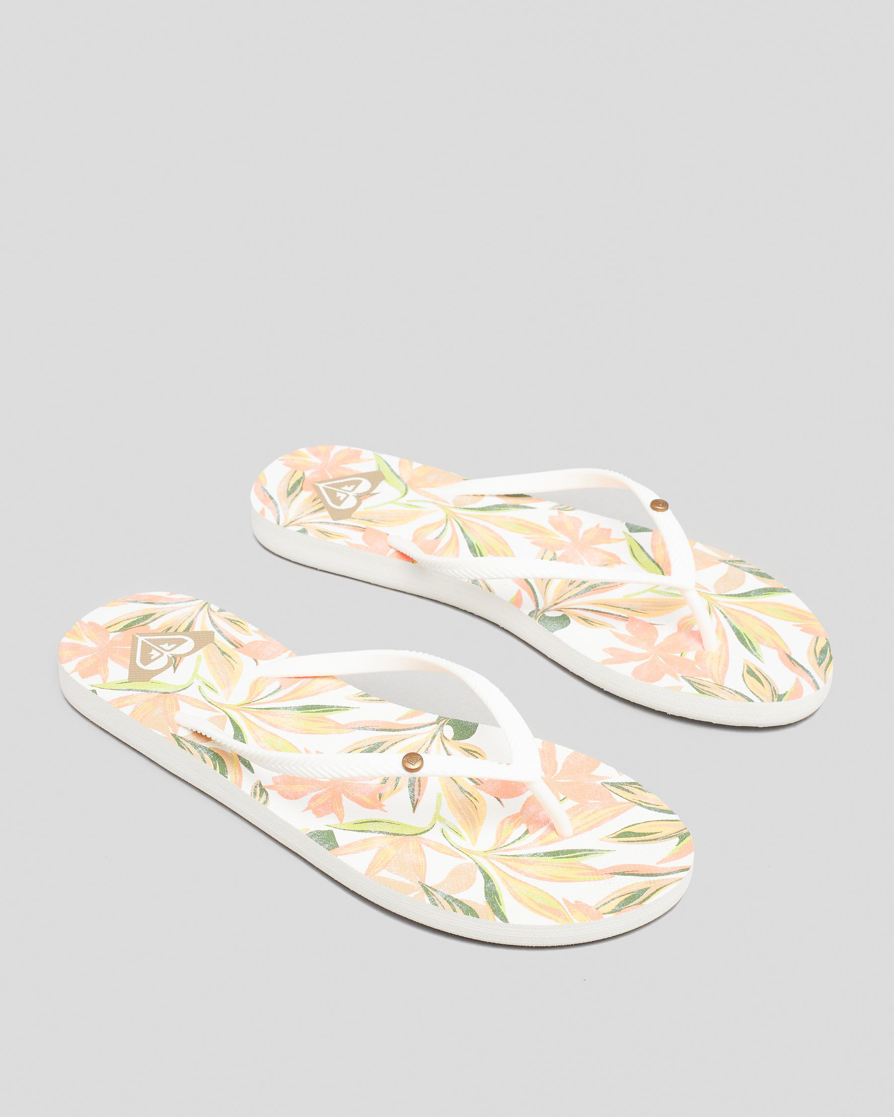 Shop Roxy Bermuda Thongs In Lt Peach - Fast Shipping & Easy Returns ...