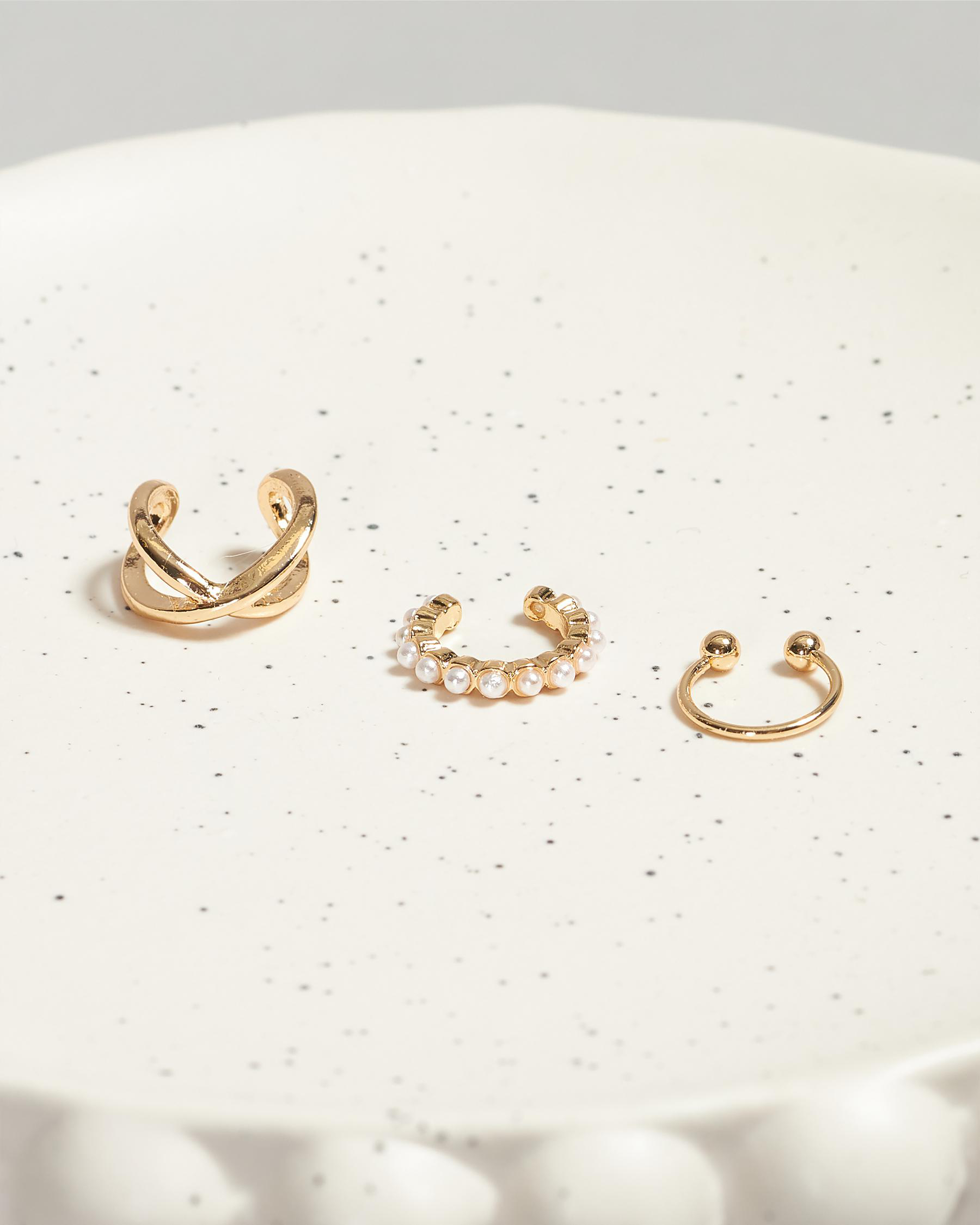 Shop Karyn In LA Harley Ear Cuff Pack In Gold - Fast Shipping & Easy ...