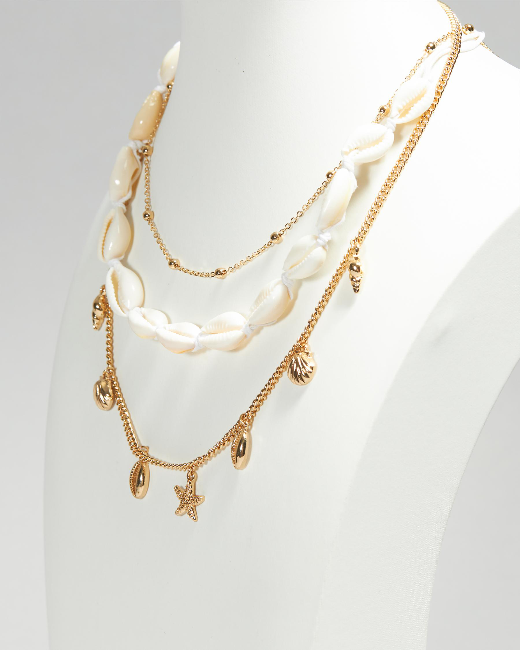 Shop Karyn In LA Alison Necklace Pack In Gold - Fast Shipping & Easy ...