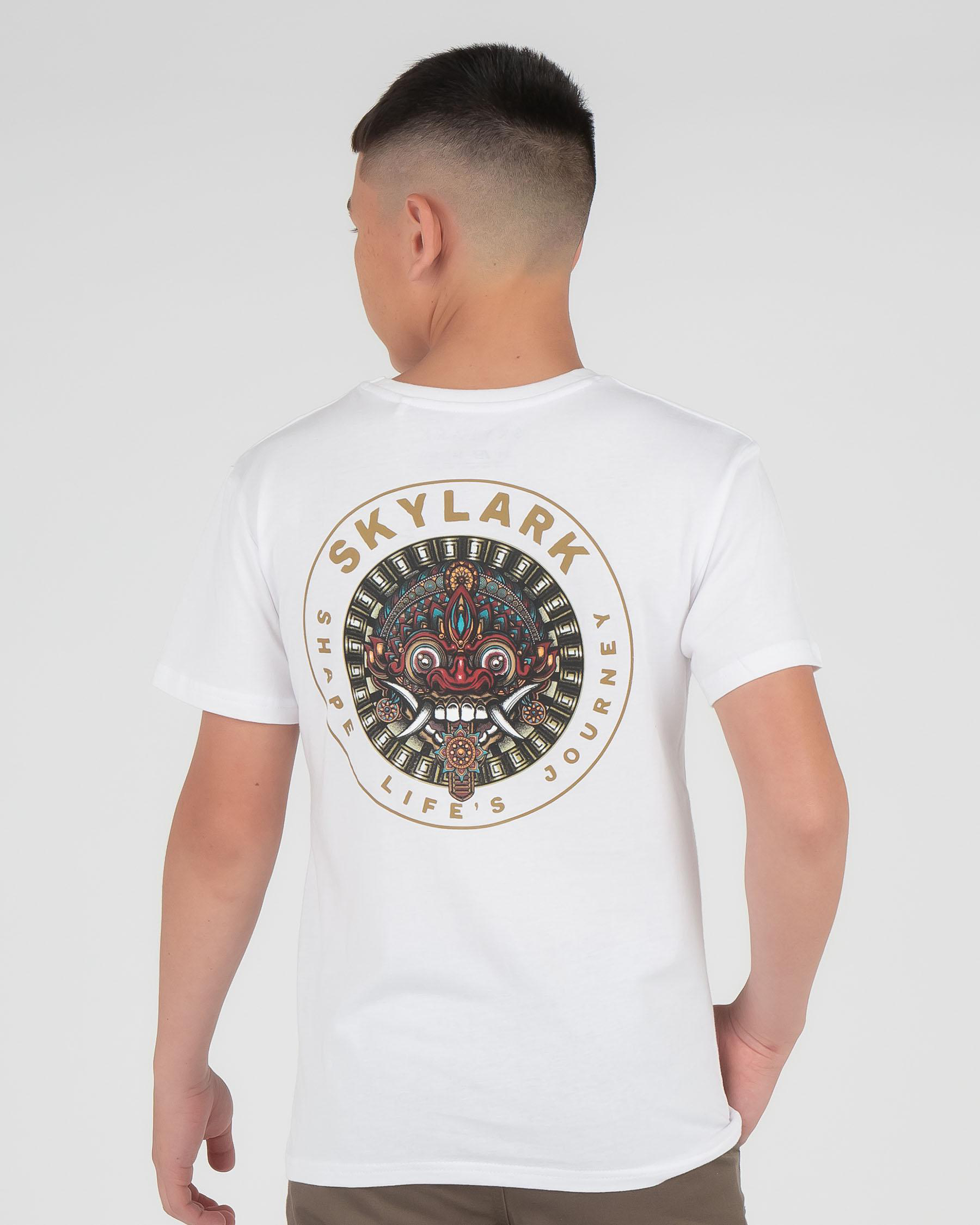 Shop Skylark Boys' Traditions T-Shirt In White - Fast Shipping & Easy ...